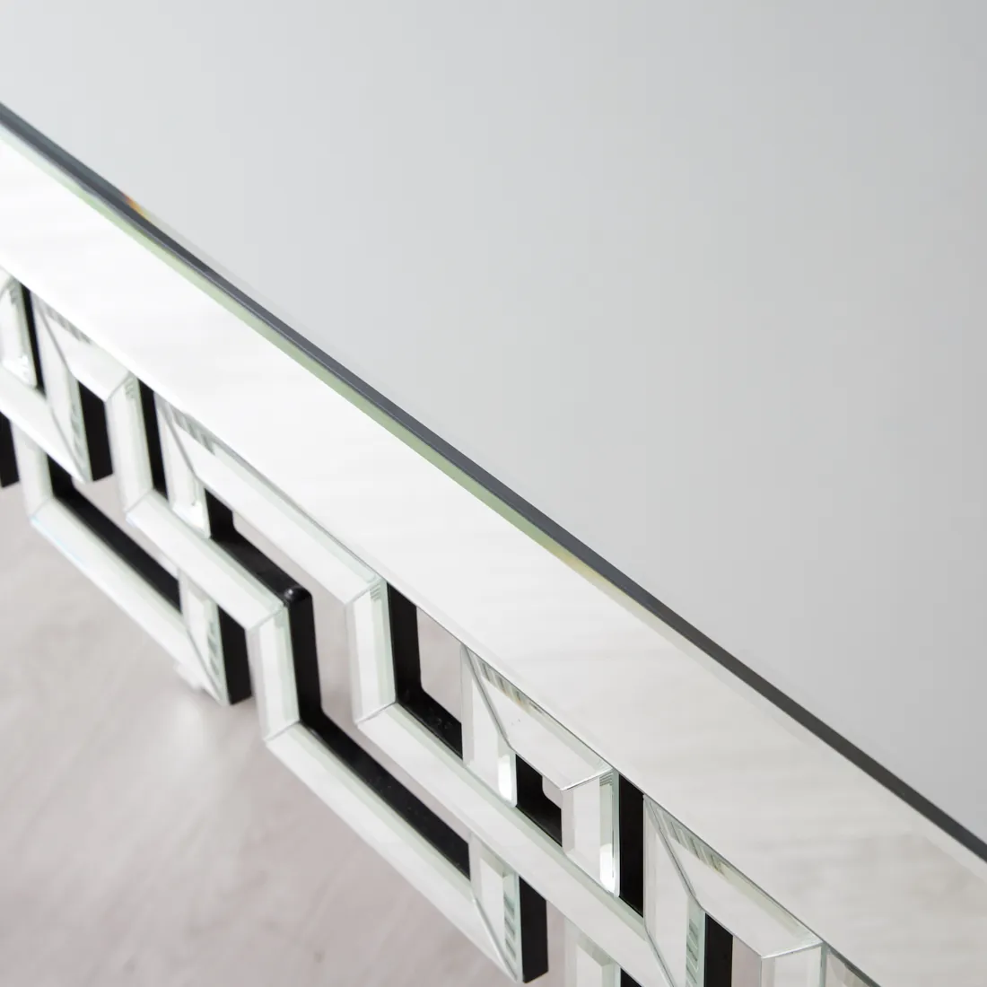 Hellenic Mirrored Console Table