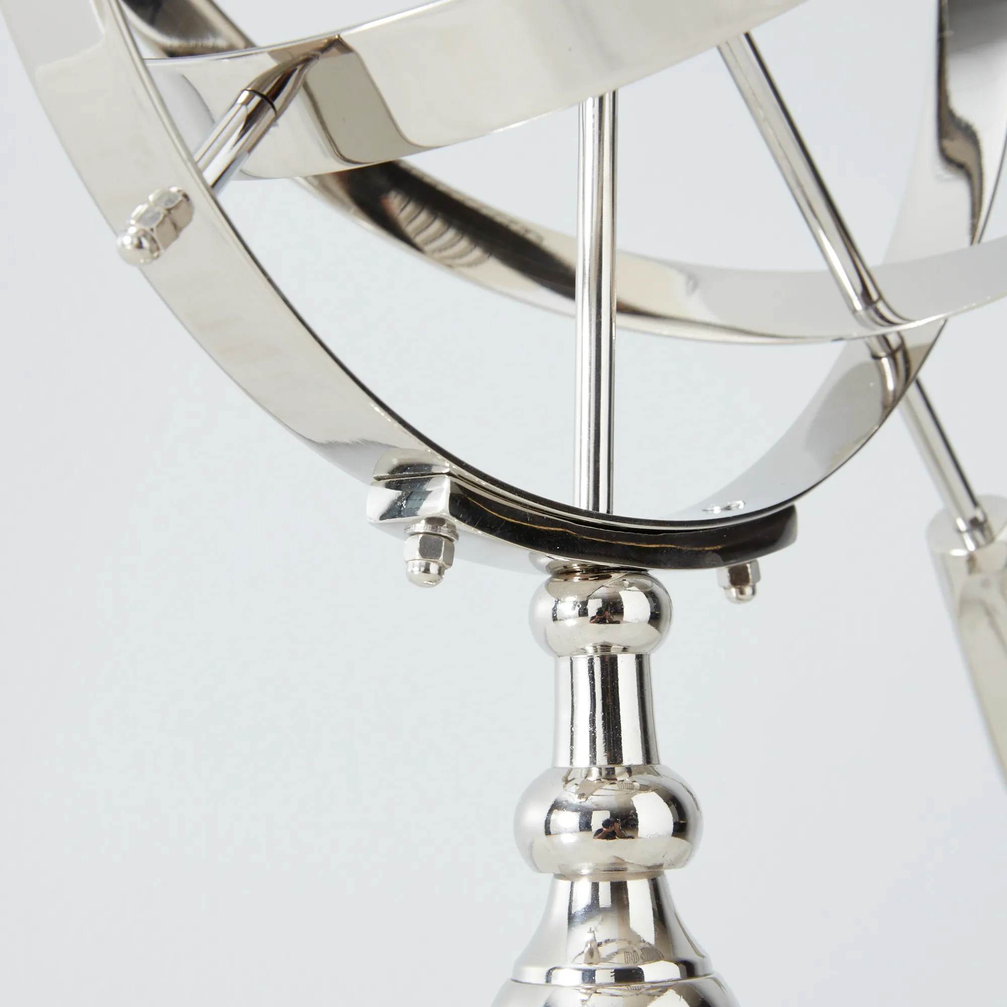Armillary Silver Sphere Decorative
