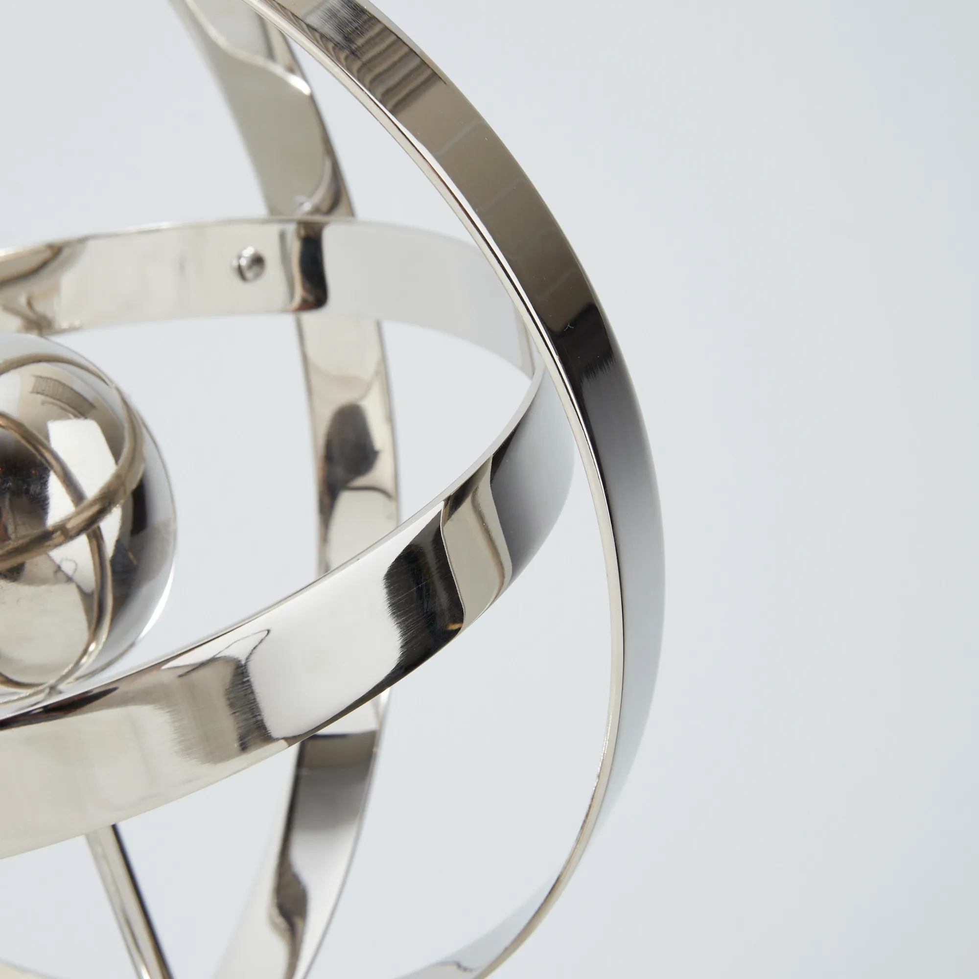Armillary Silver Sphere Decorative