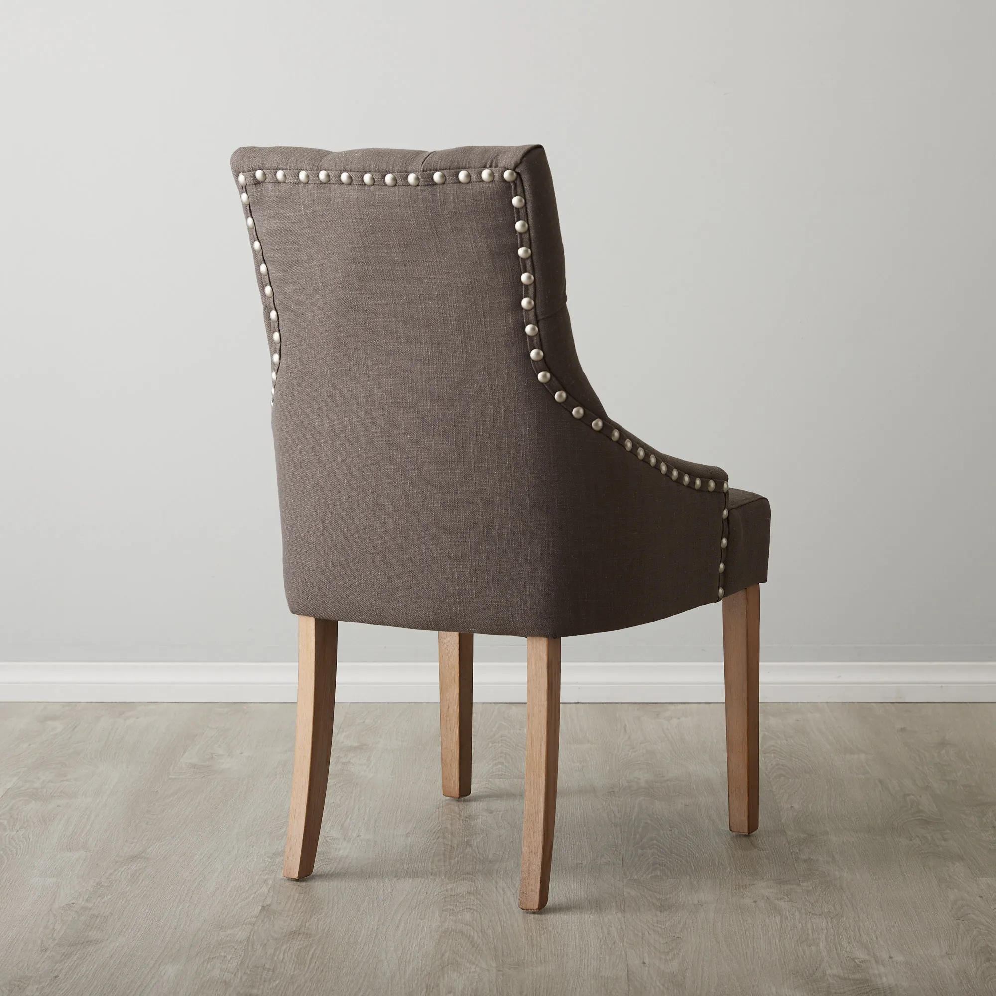 Linda Grey Linen Dining Chair | Koala Living