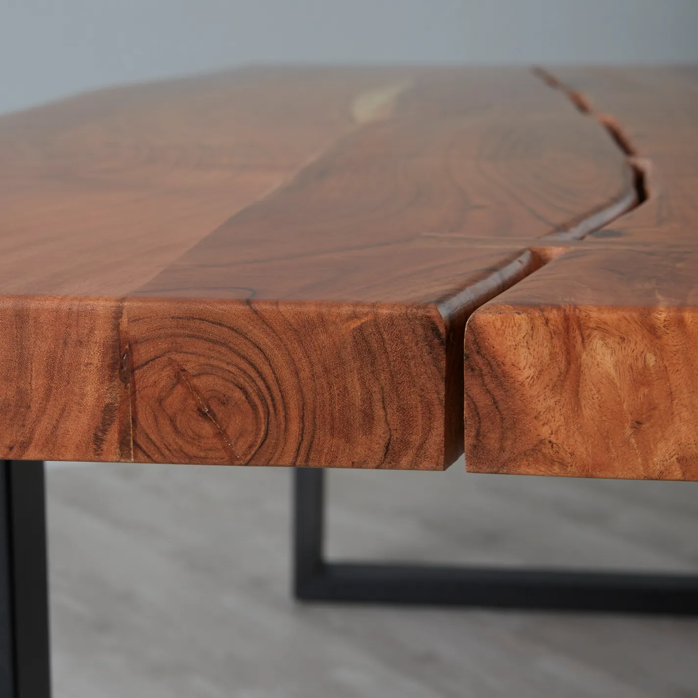 Dynasty Natural Brown Acacia Wood Dining Table