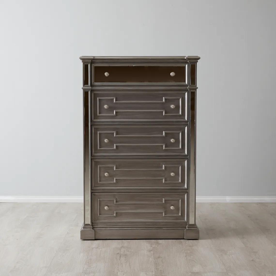 Solitude Antique Silver Tallboy