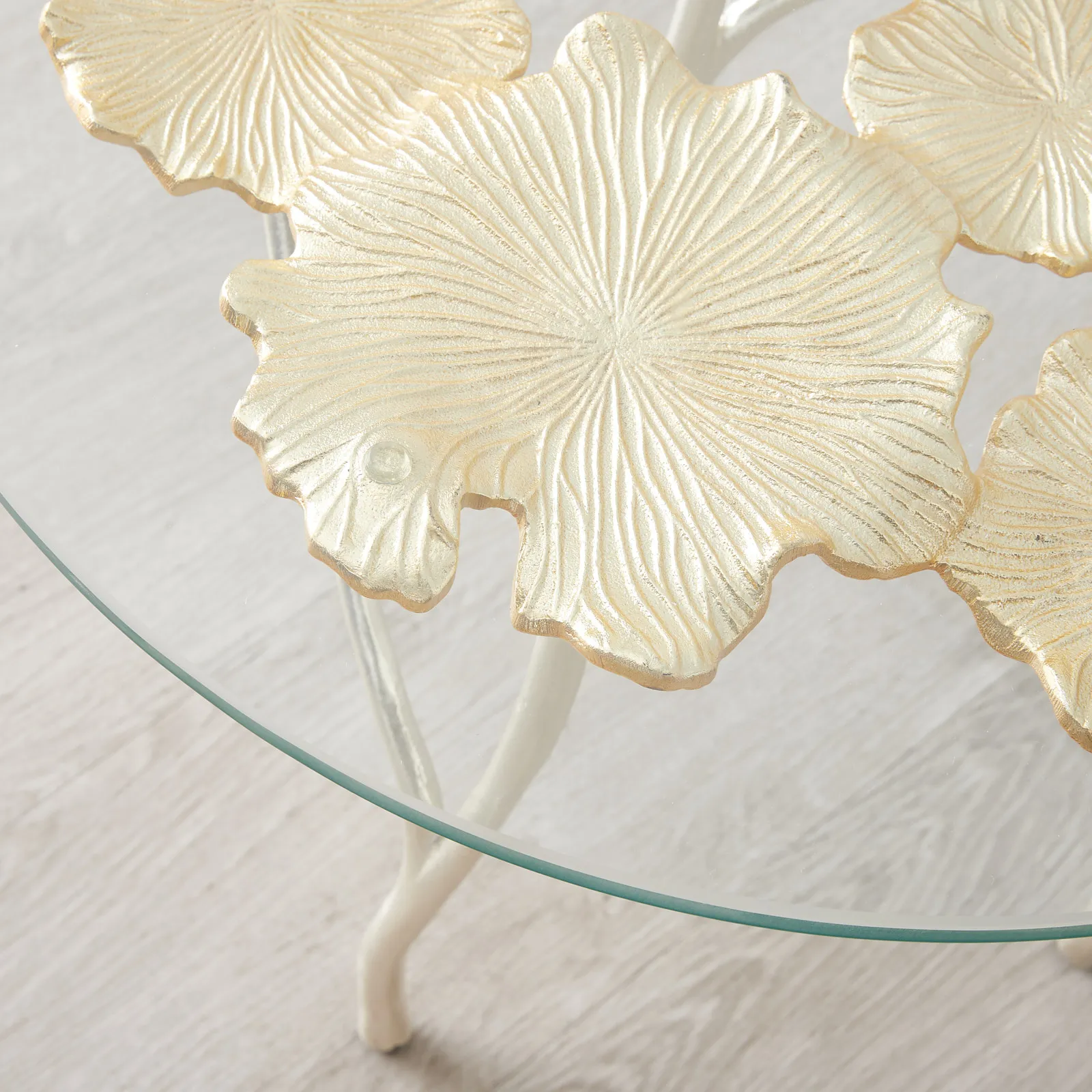 Rama Gold leaf Side table