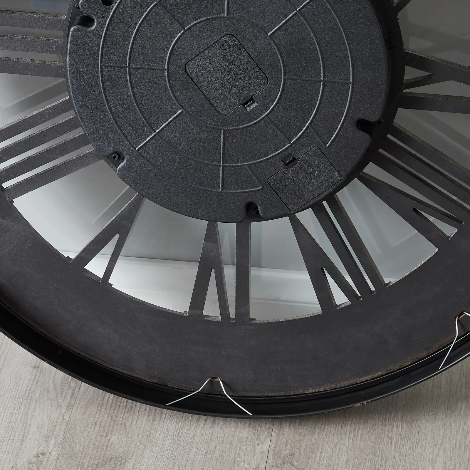 Sigmund Black Round Clock