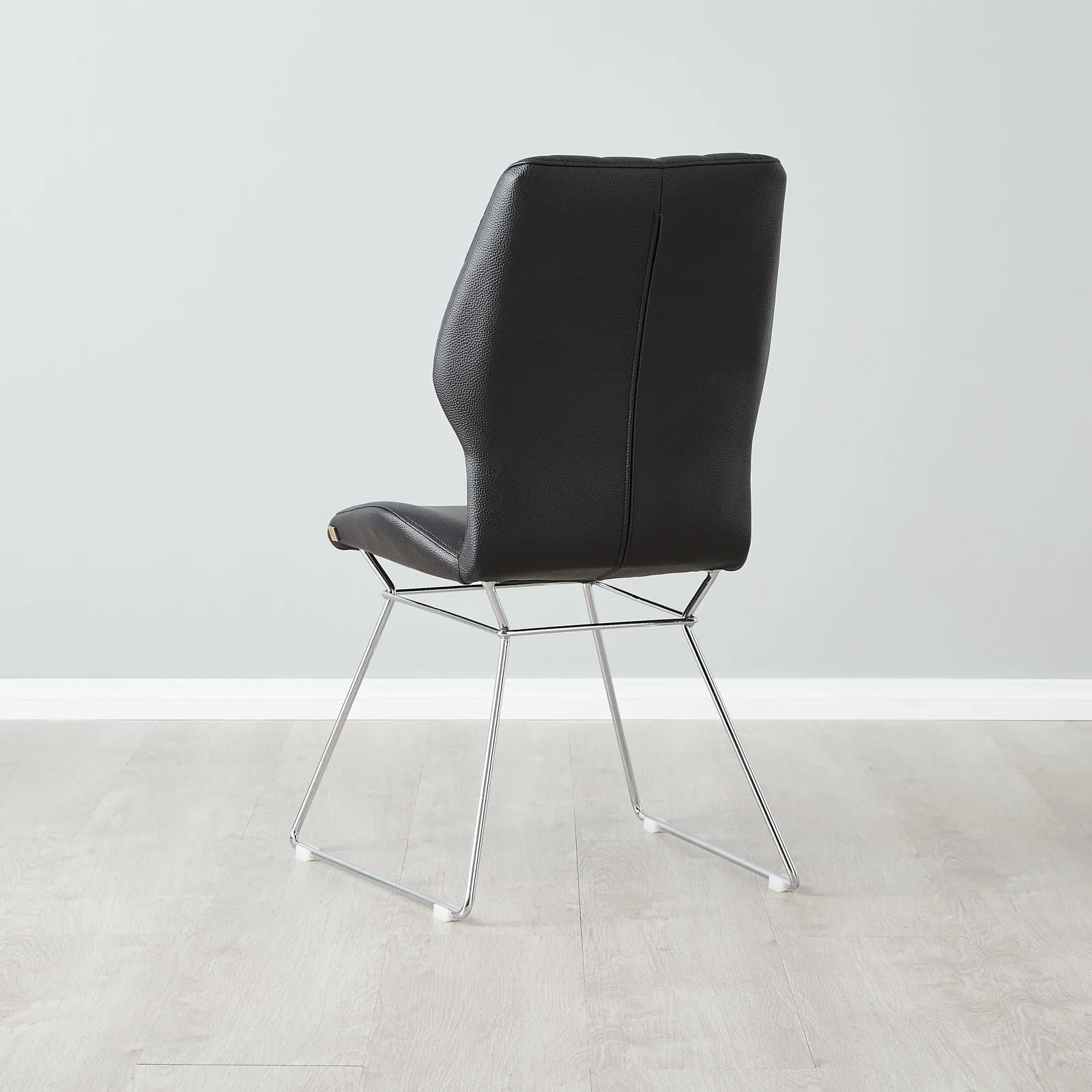 Theo Black Vegan Leather Dining Chair | Koala Living