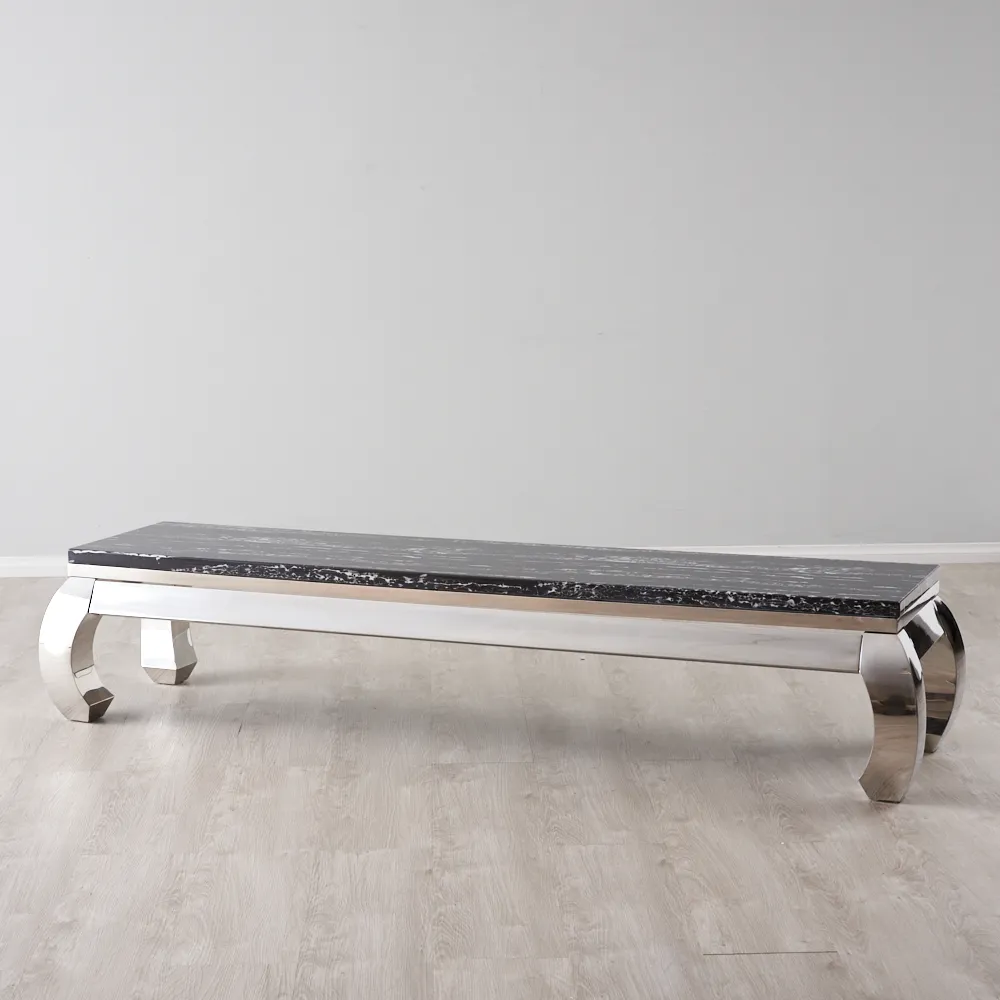 Marble II Black Entertainment Unit