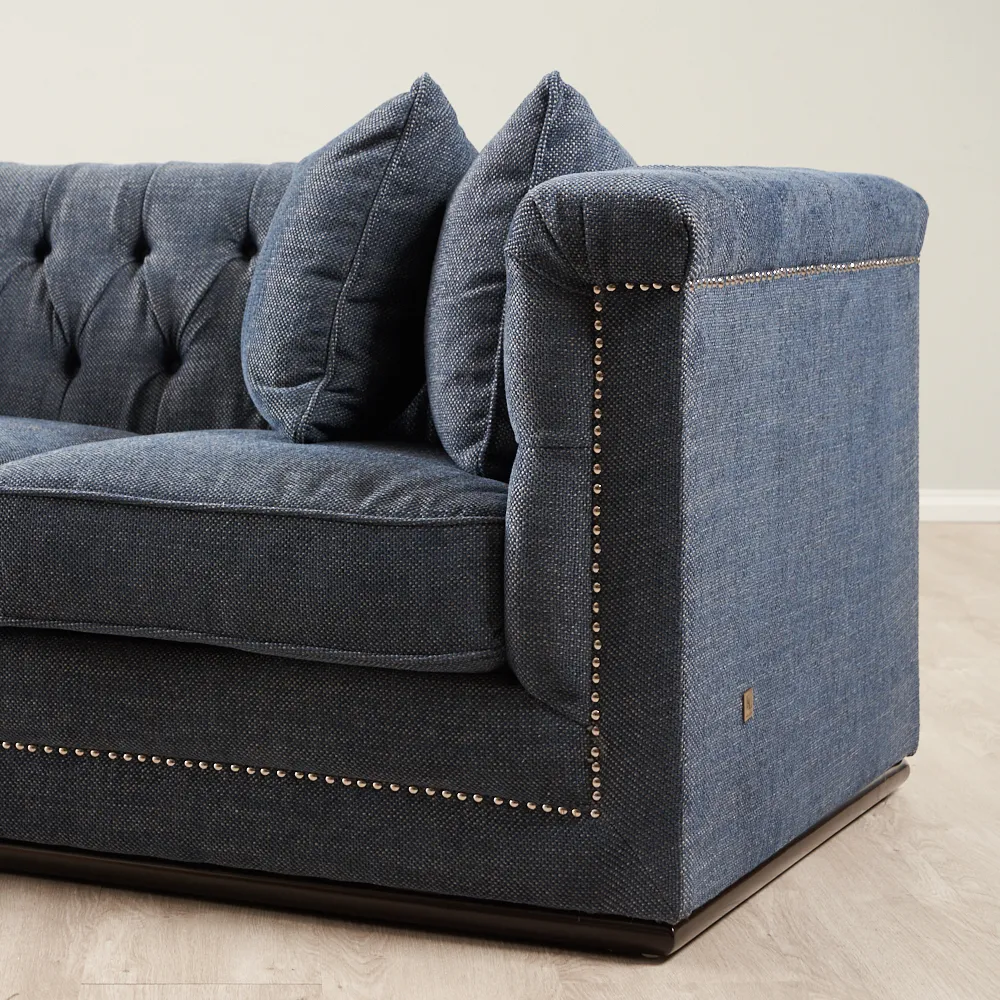 Pascal 3 Seater Sofa - Charcoal