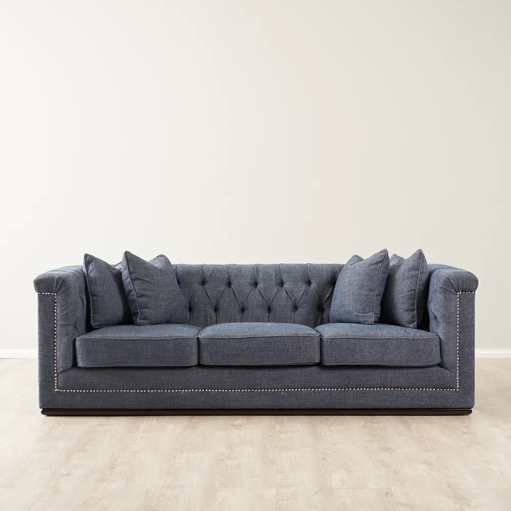 Pascal 3 Seater Sofa - Charcoal