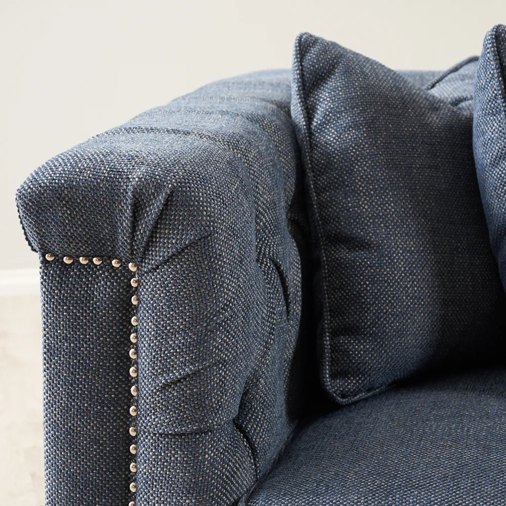 Pascal 3 Seater Sofa - Charcoal