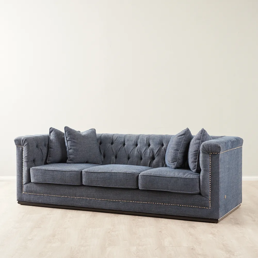 Pascal 3 Seater Sofa - Charcoal