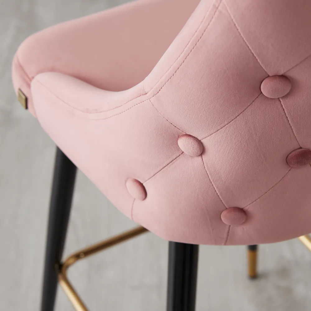 Winston Bar Stool - Pink