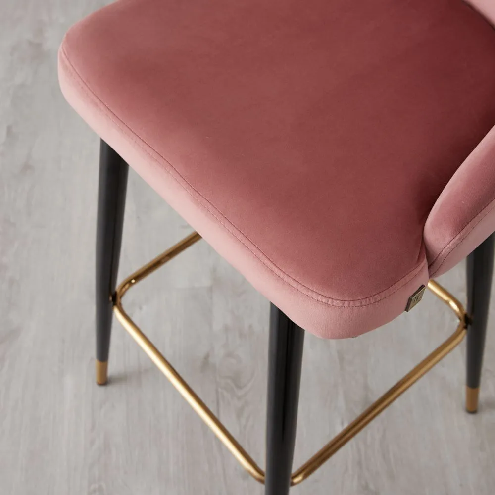 Winston Bar Stool - Pink