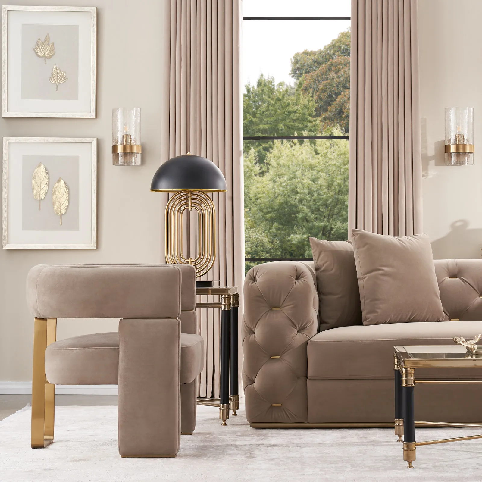 Maple Gold Leaf Shadow Box