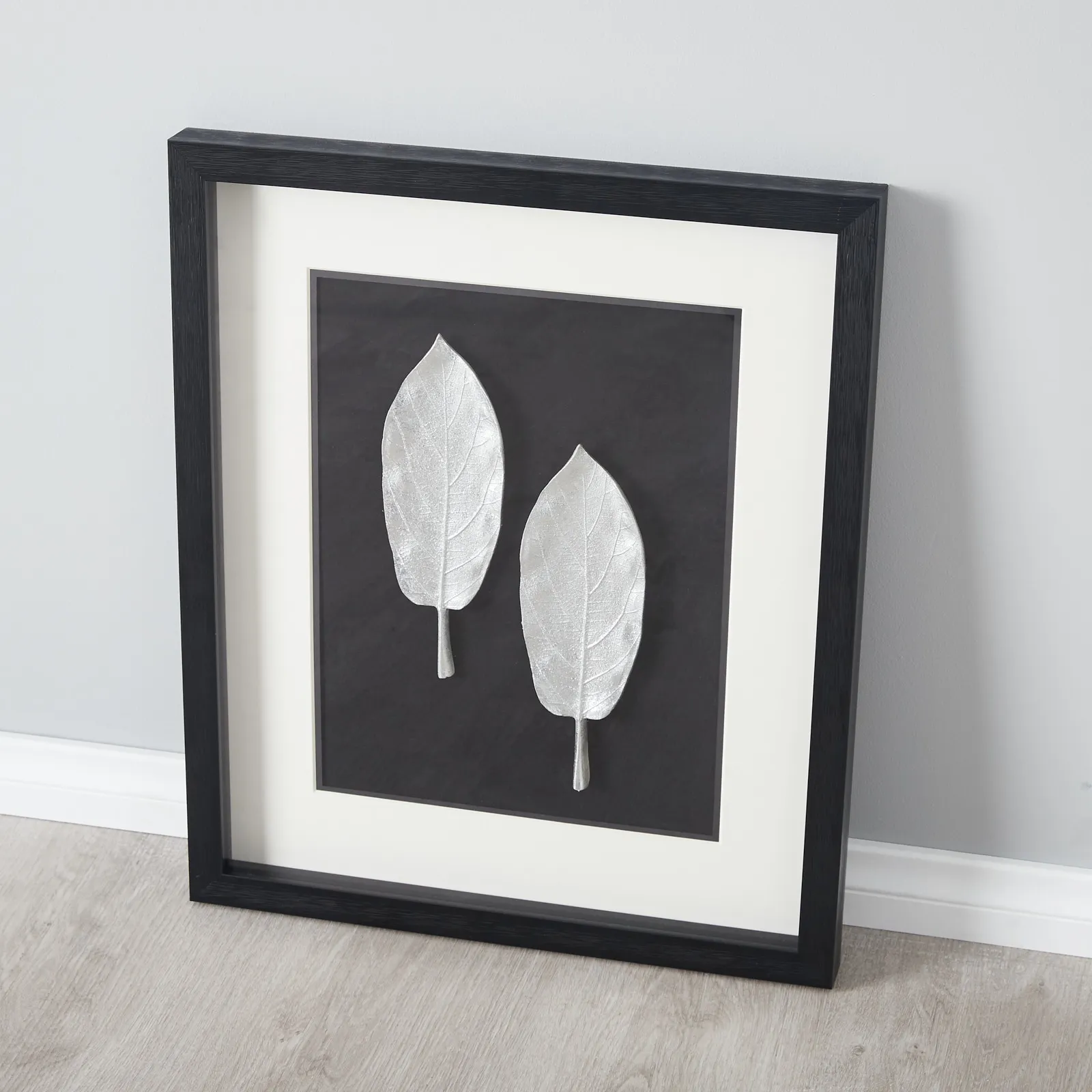 Sallow II Silver Leaf Shadow Box
