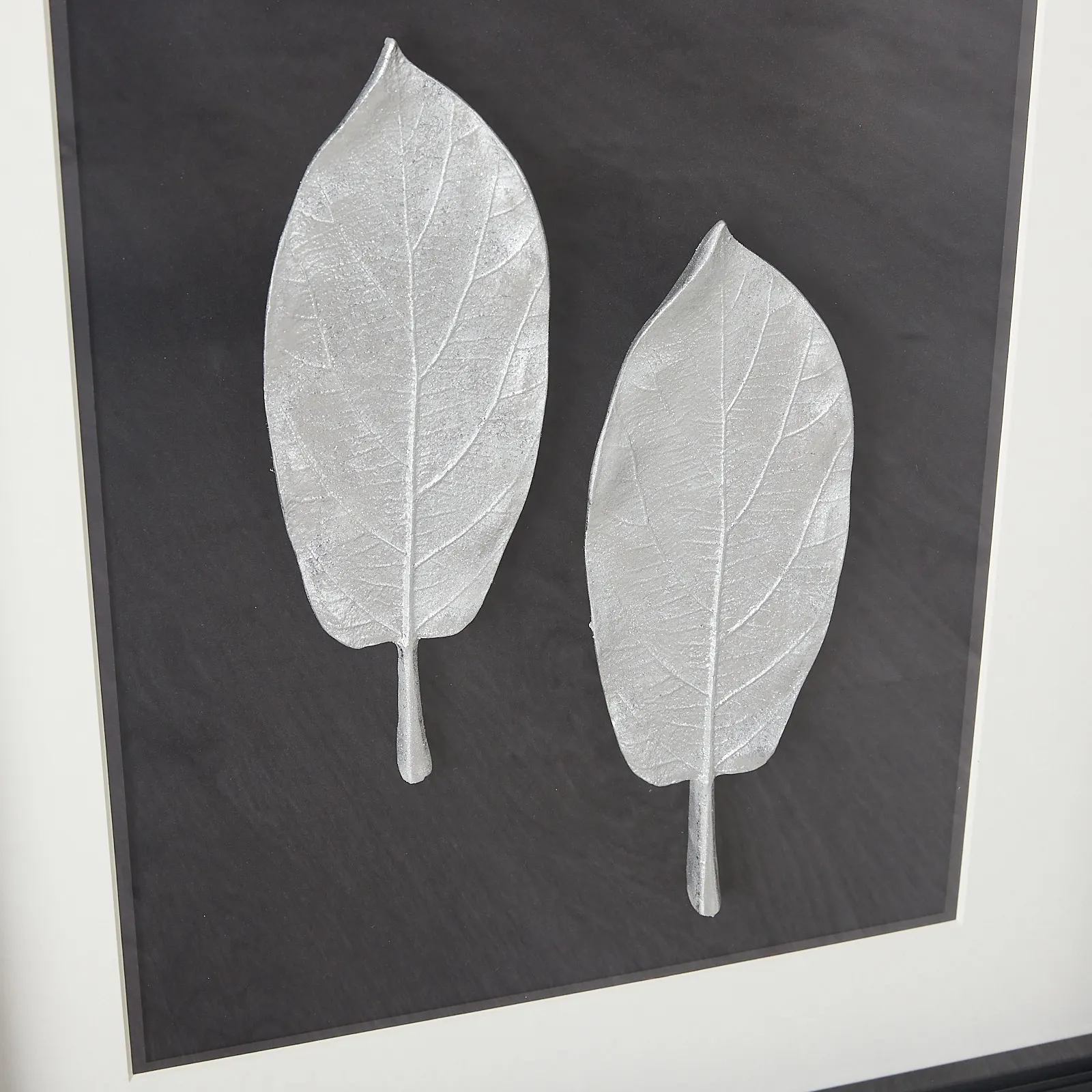 Sallow II Silver Leaf Shadow Box