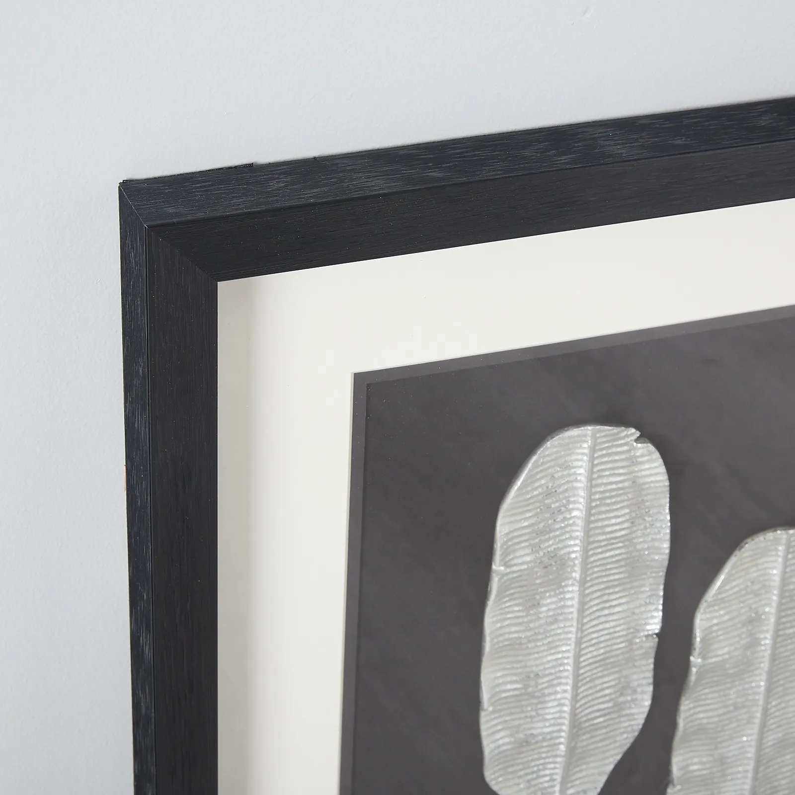 Banana II Silver Leaf Shadow Box