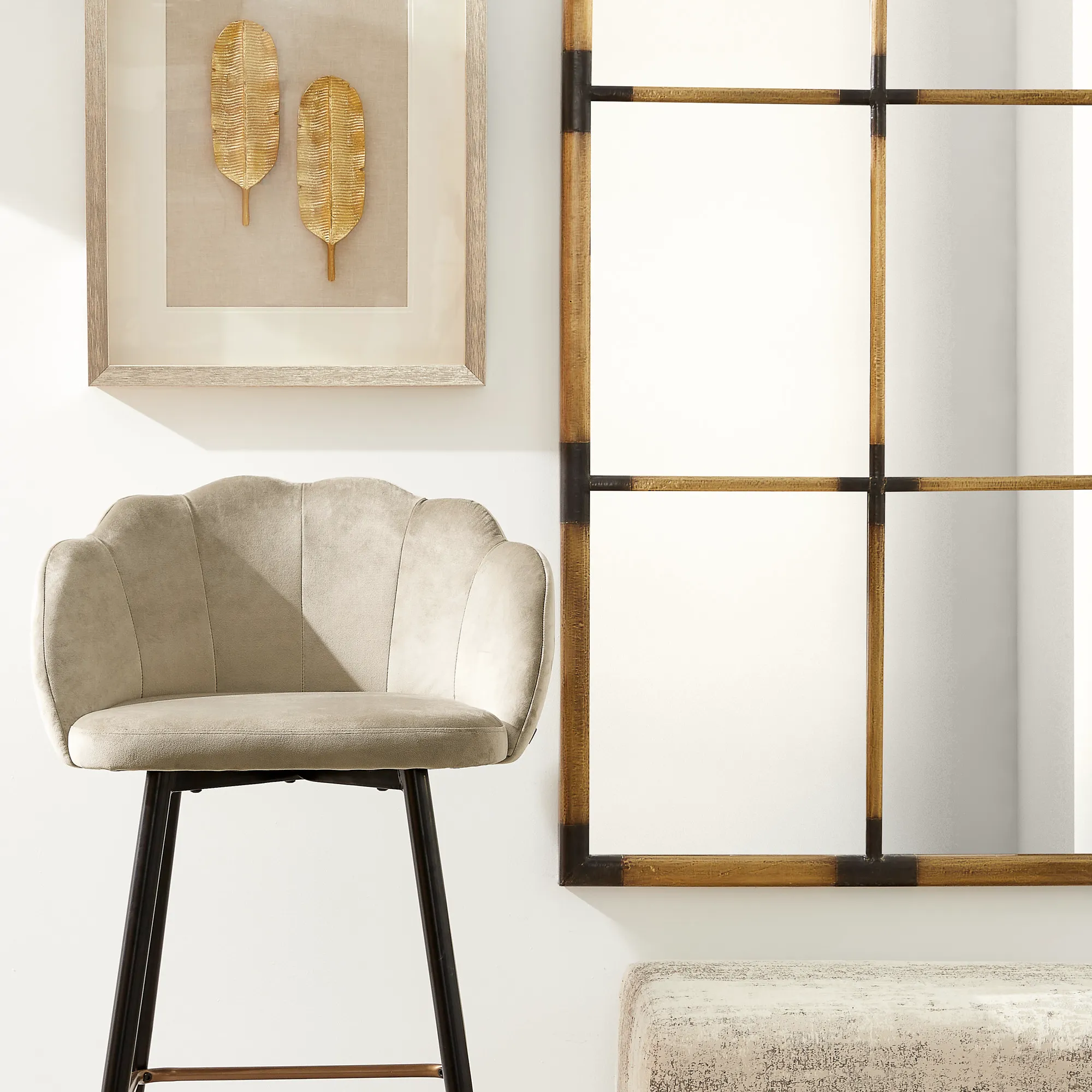 Banana II Gold Leaf Shadow Box | Koala Living
