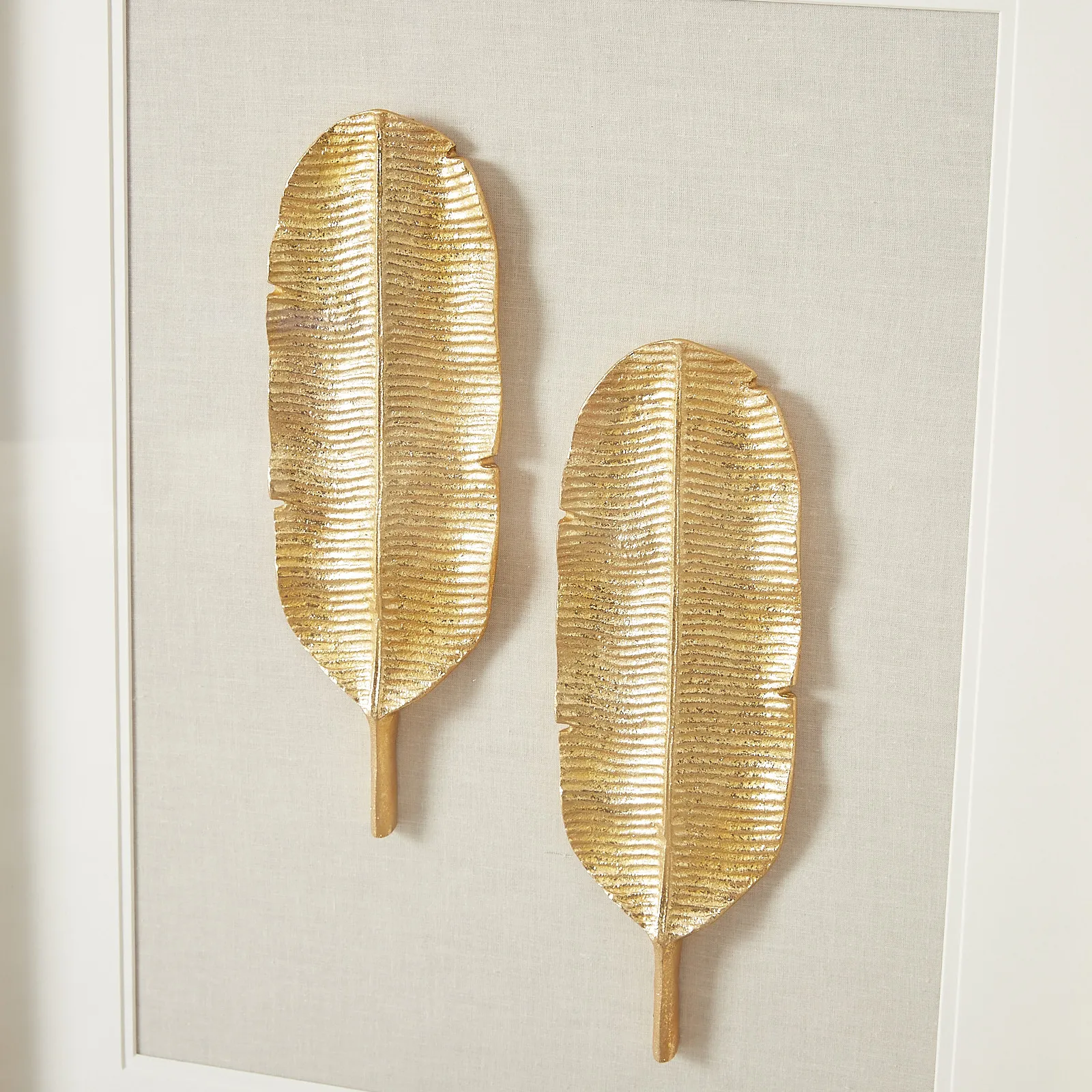 Banana II Gold Leaf Shadow Box | Koala Living