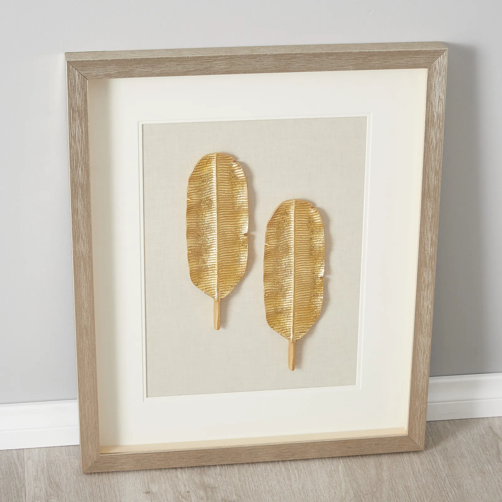 Banana II Gold Leaf Shadow Box | Koala Living
