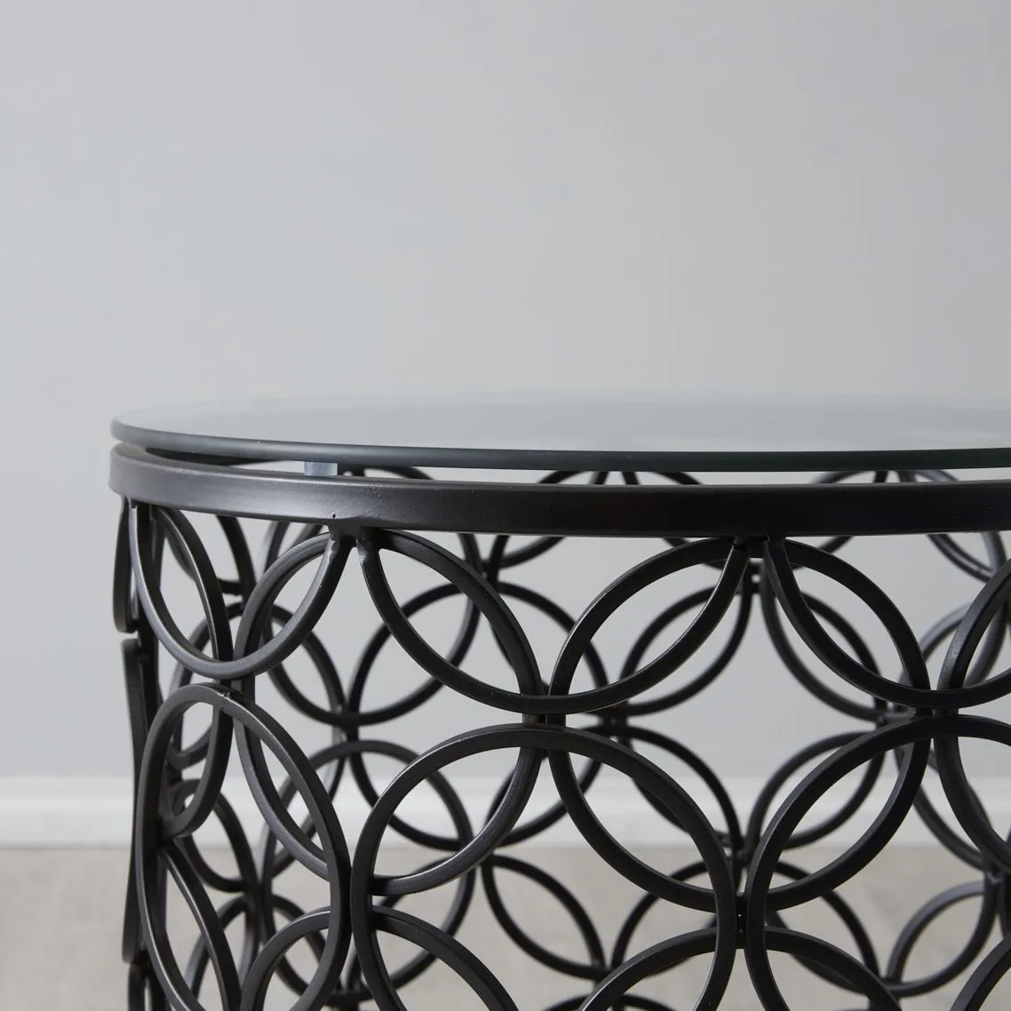 Bianca Black Side Table