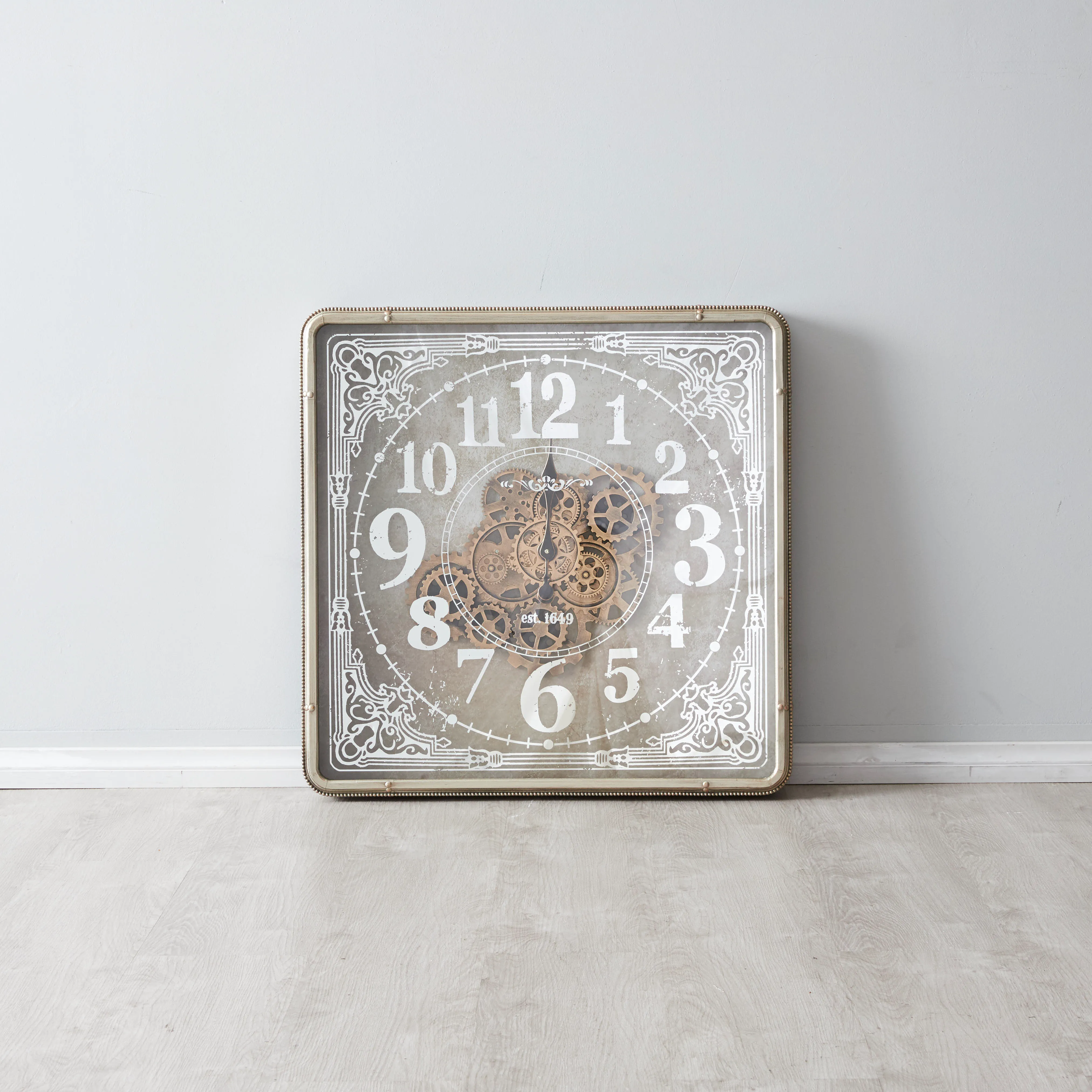 Whimsical Antique Gold Wall Clock | Koala Living
