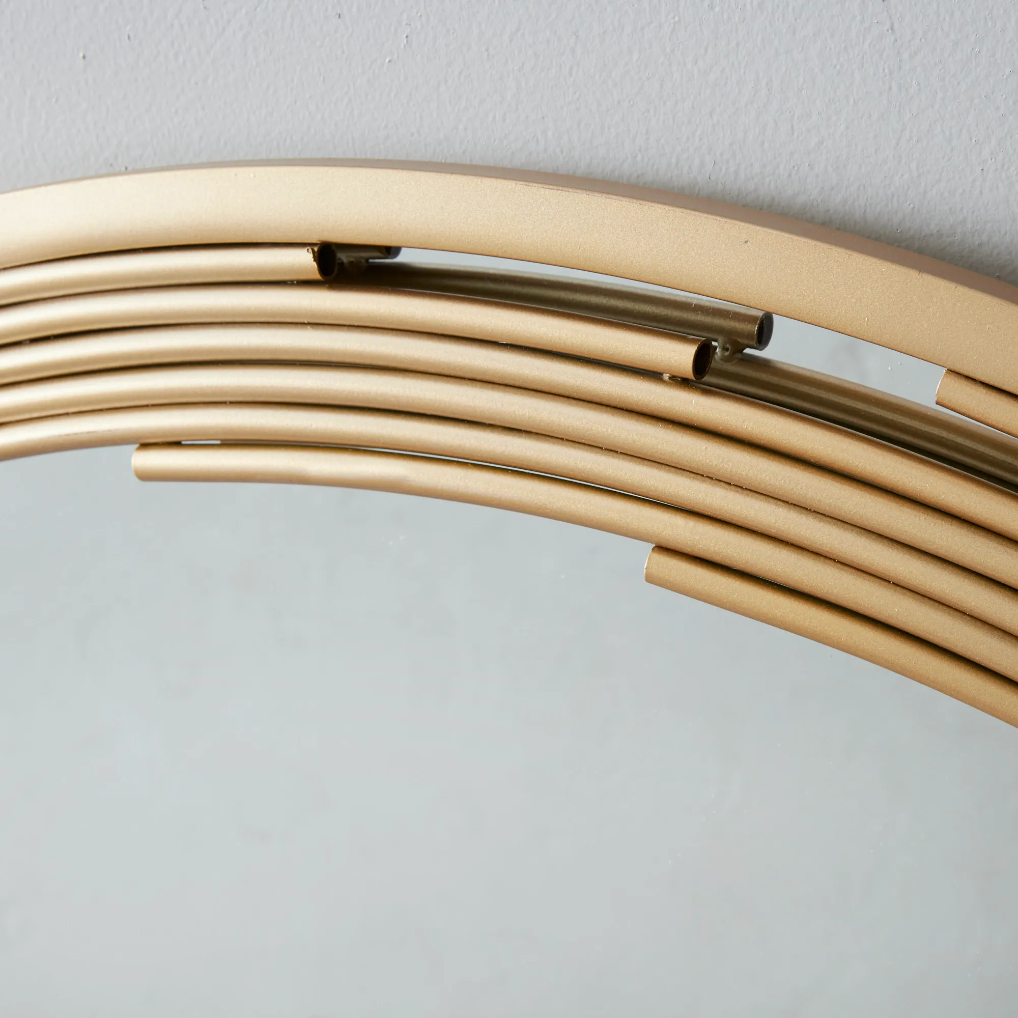 Jubilee Gold Round Mirror