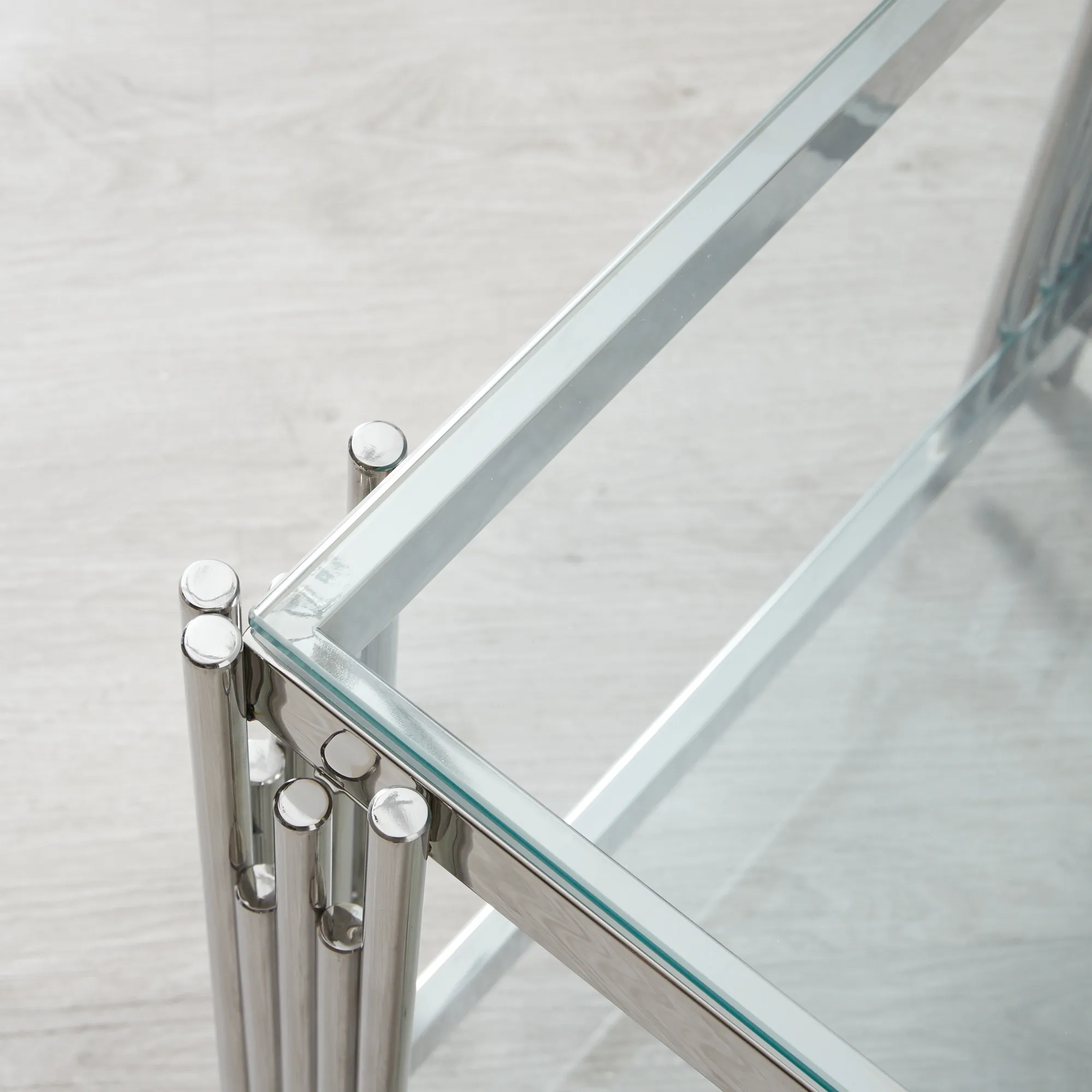 Lindsay Silver Side Table