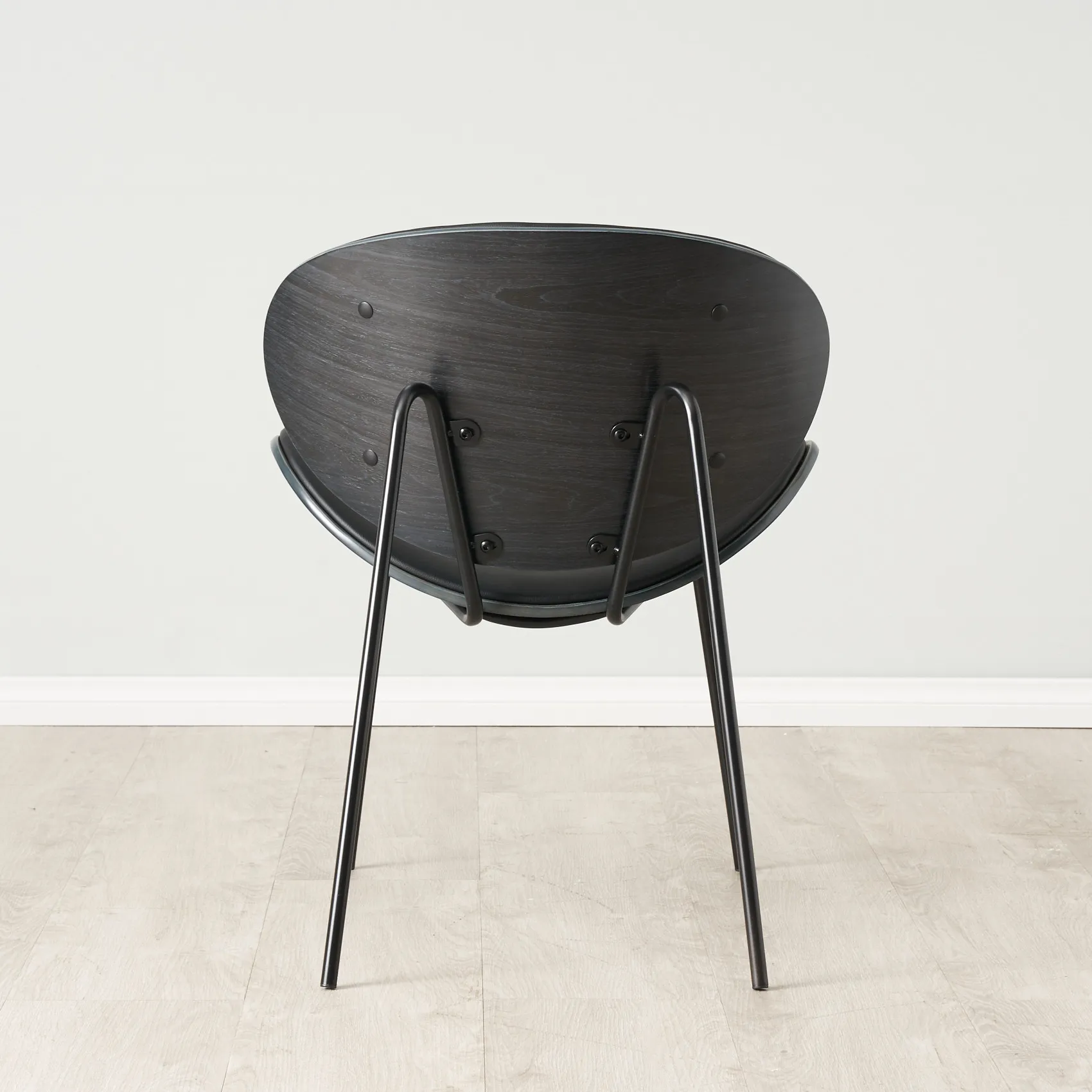 Decker Black Vegan Leather Dining Chair | Koala Living