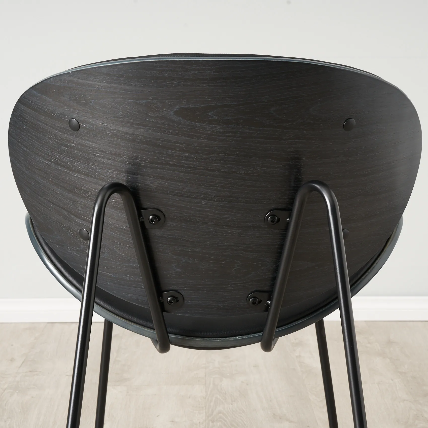 Decker Black Vegan Leather Dining Chair | Koala Living