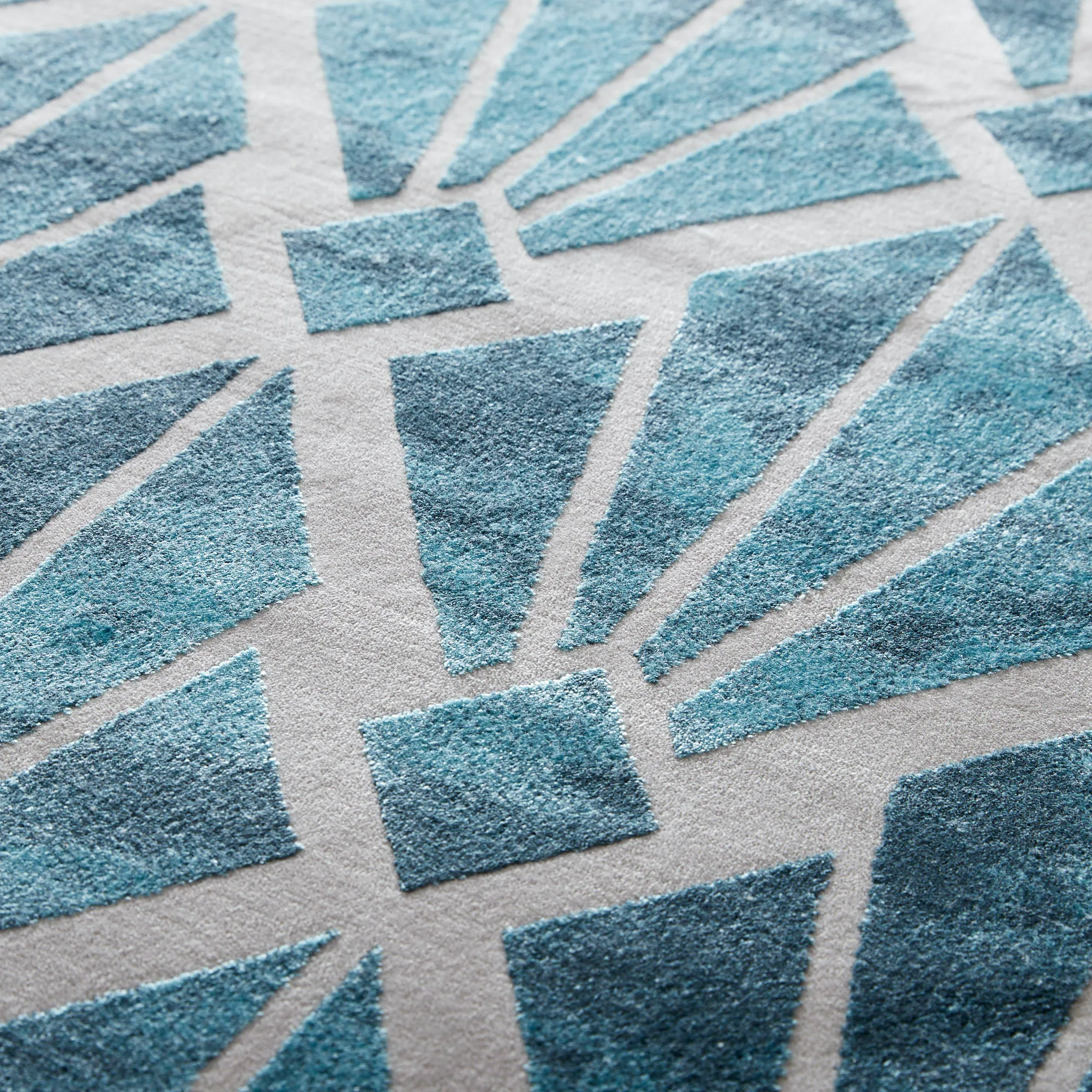 Blue Palmette Floor Rug - Medium 200cm x 300cm | Koala Living