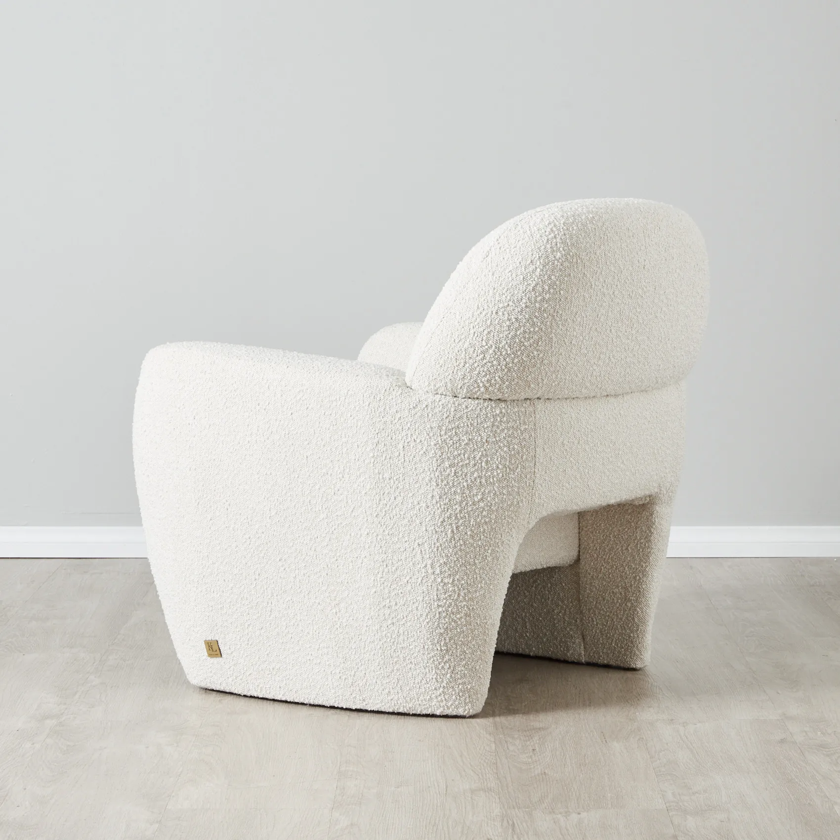 Alfie Cream Boucle Chair | Koala Living