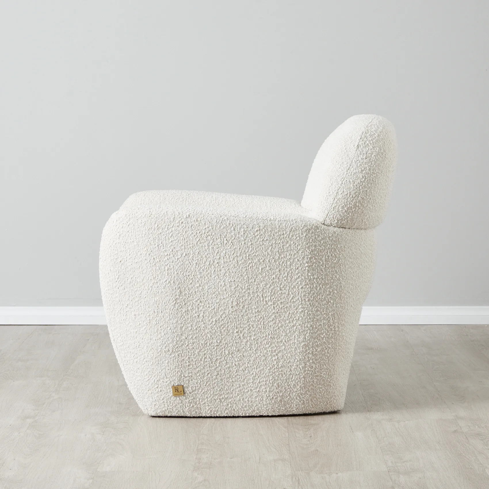 Alfie Cream Boucle Chair | Koala Living