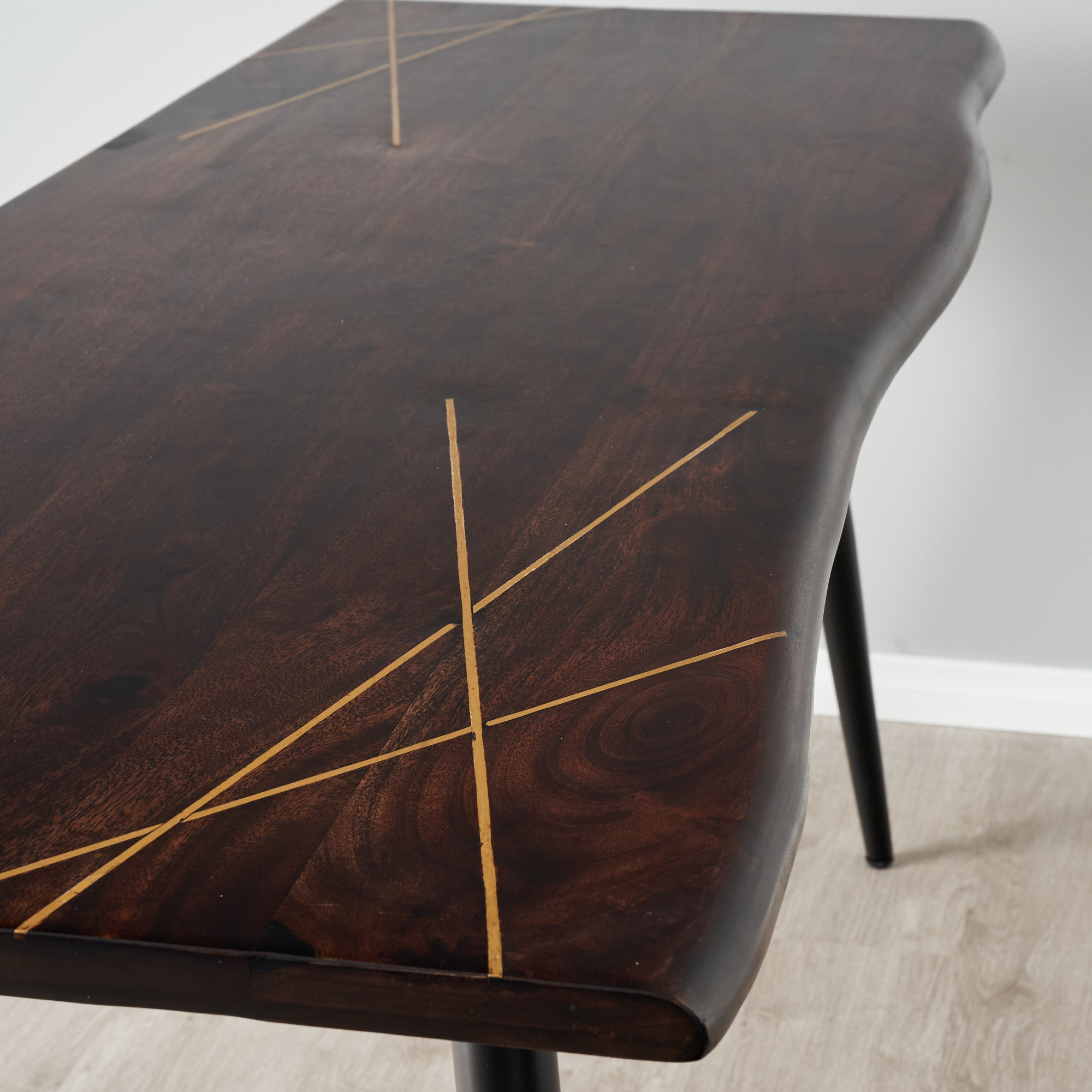 Dimitri Dark Brown Wooden Study Desk