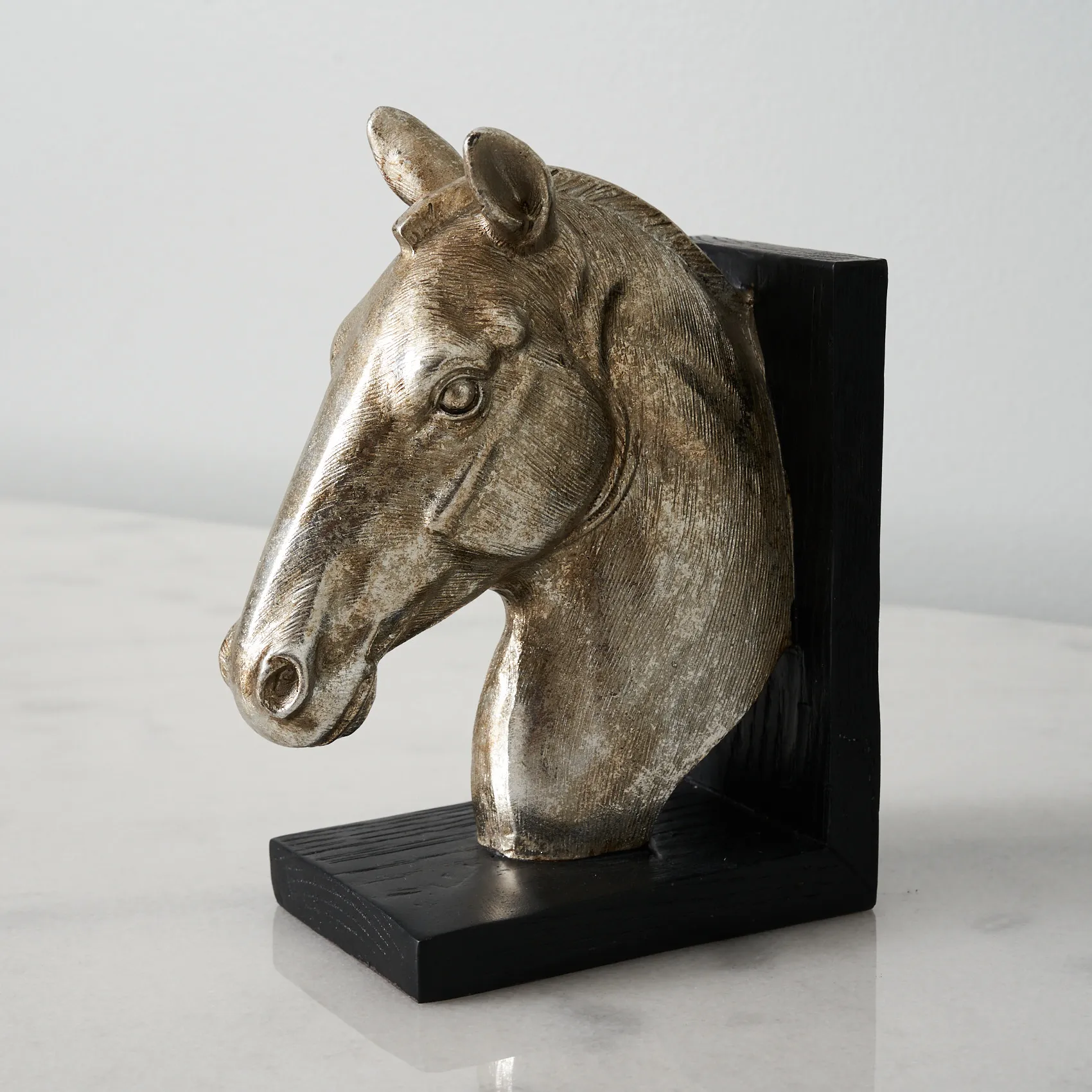 Horrace Antique Silver Bookends | Koala Living