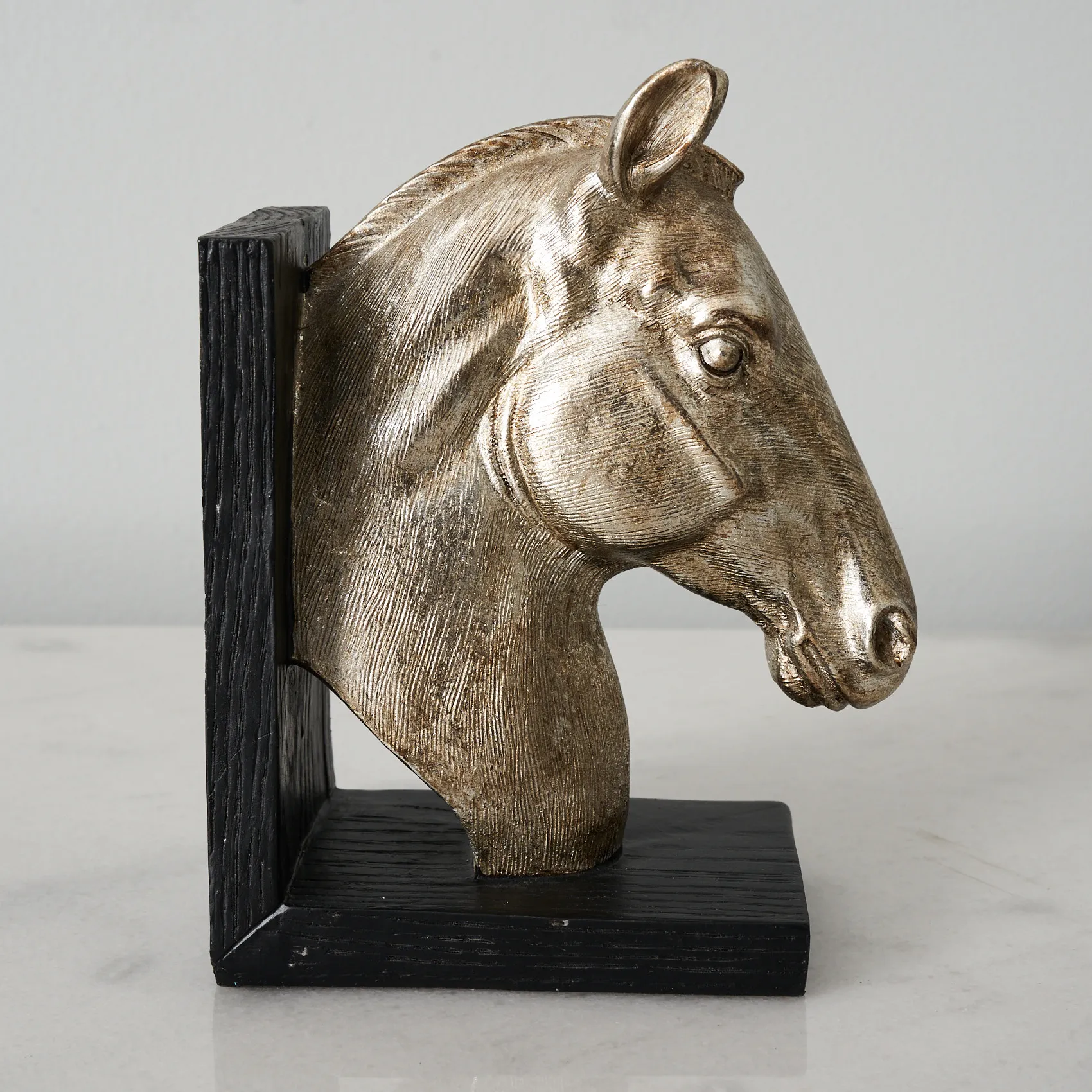 Horrace Antique Silver Bookends | Koala Living