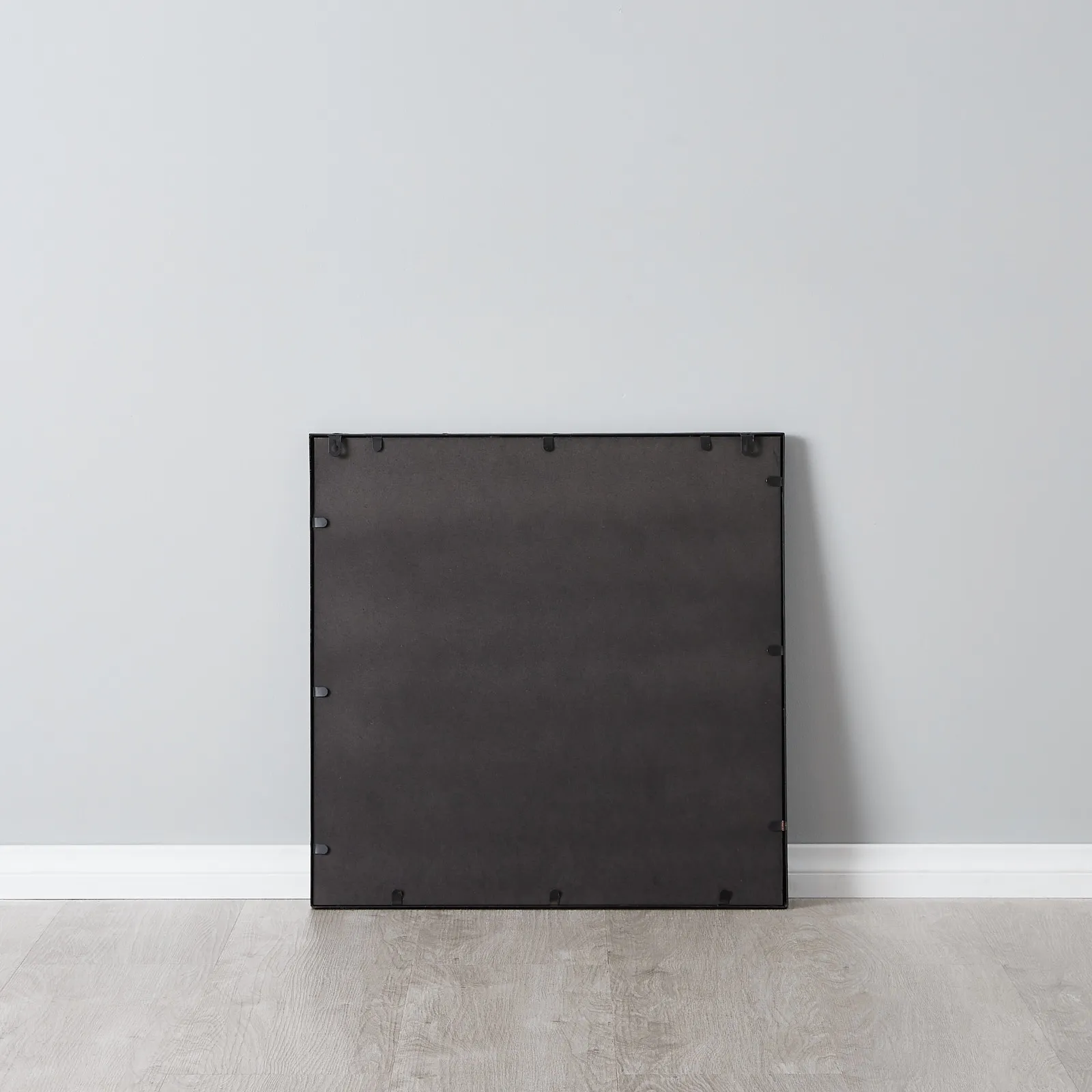 Tessellated Black Square Mirror