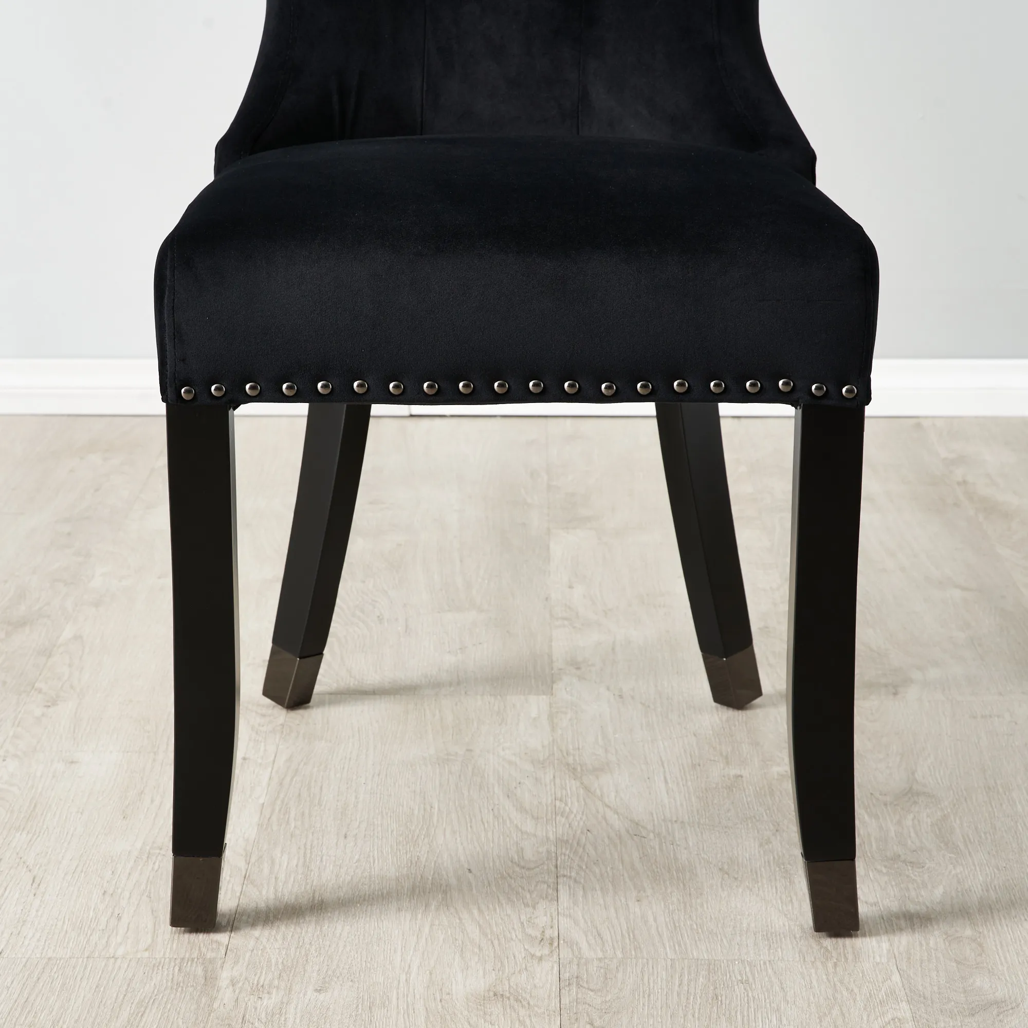 Viktor Black Velvet Dining Chair