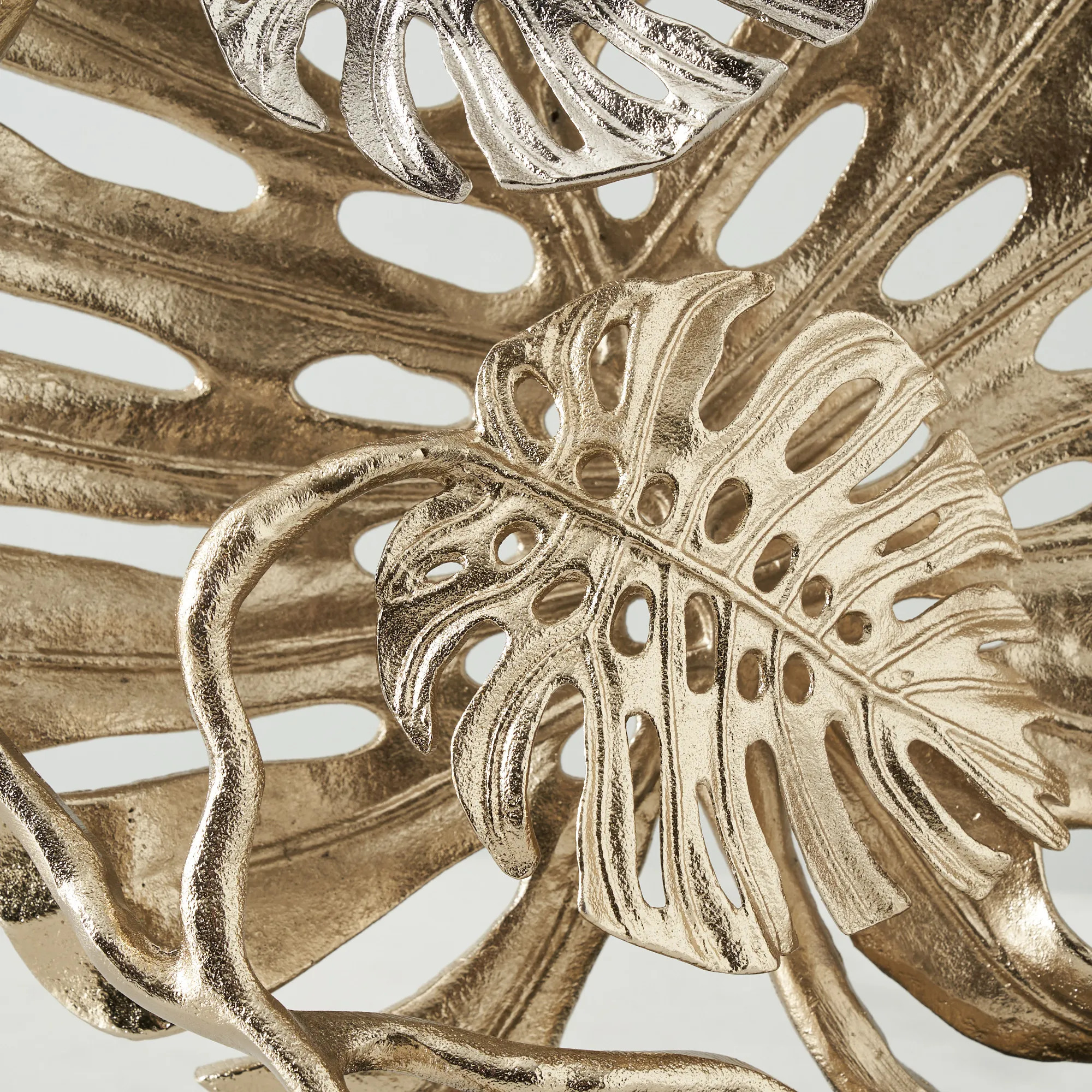 Golden Monstera Decorative - Large