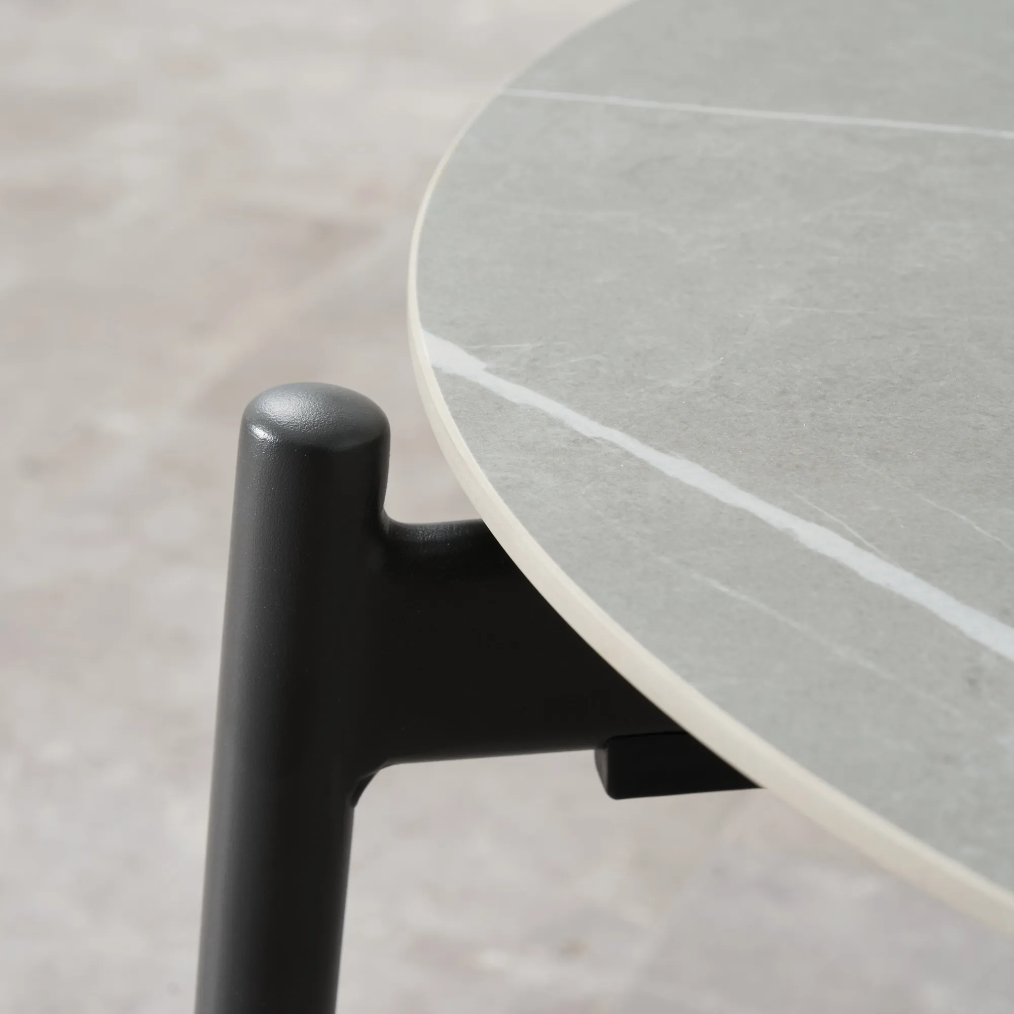 Lana Charcoal Round Outdoor Side Table | Koala Living