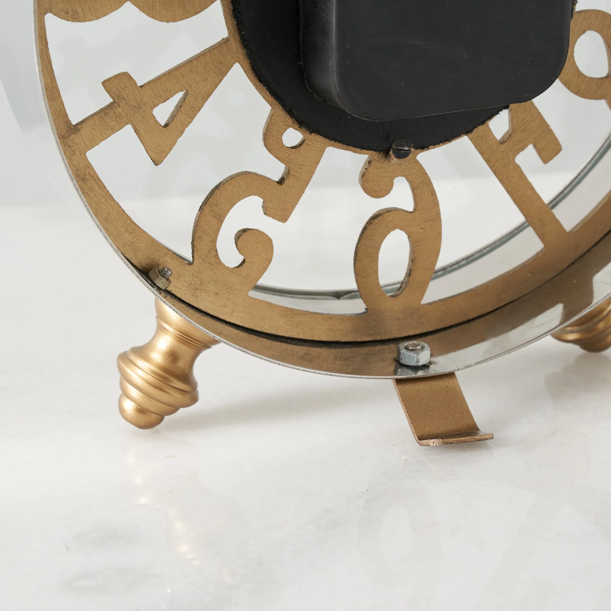 Edmund Gold Table Clock