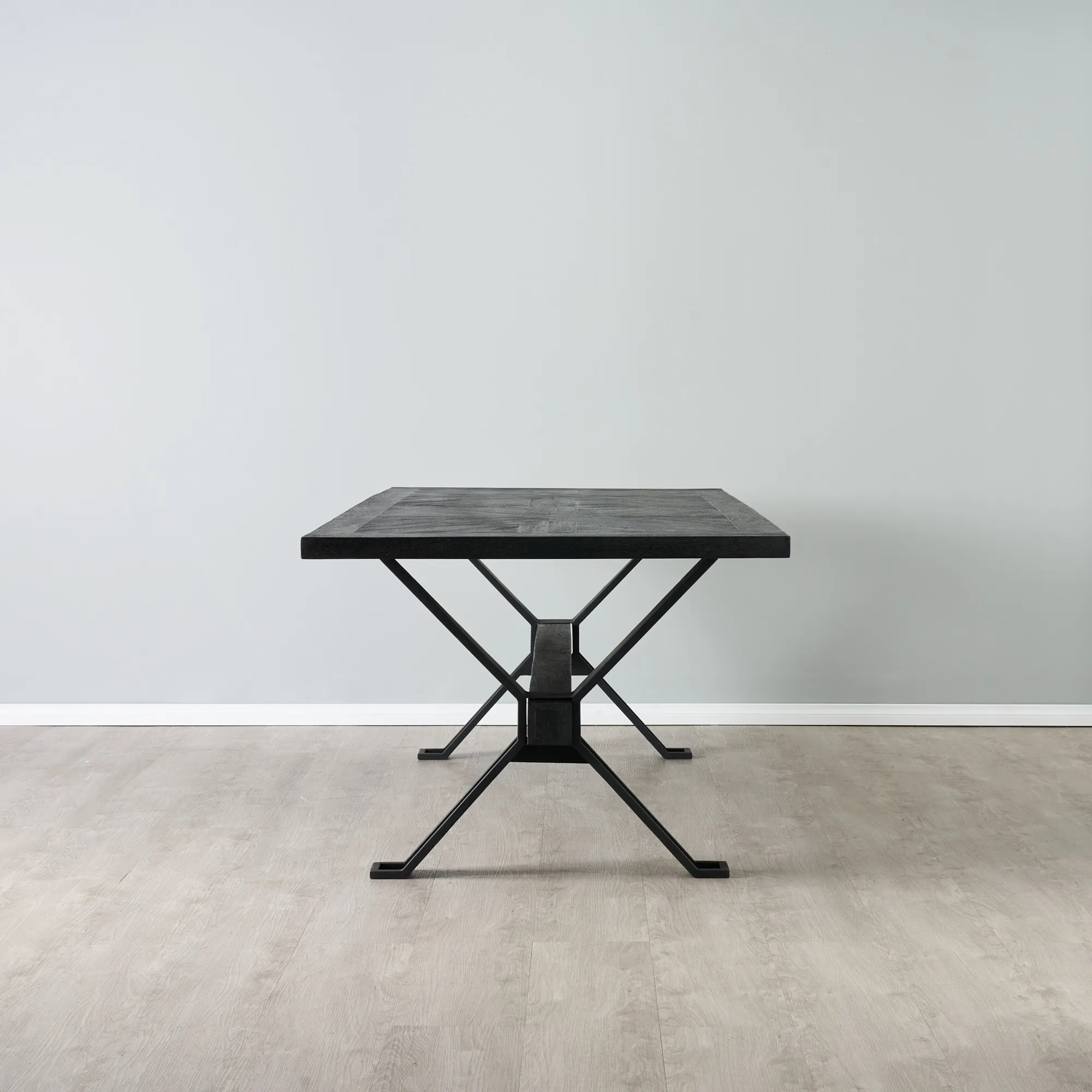 Ascot II Black Mango Wood Dining Table | Koala Living