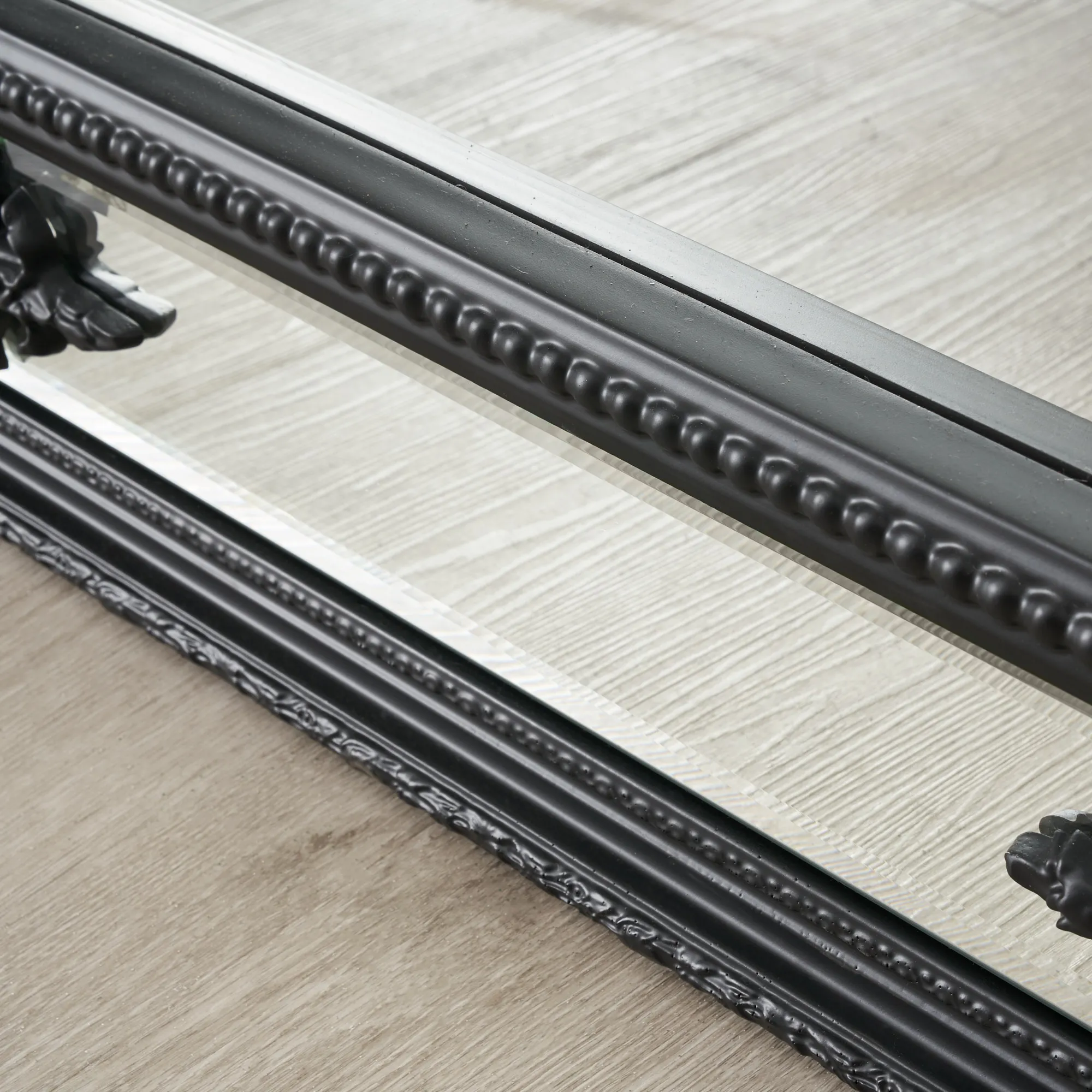 Perry Matte Black Rectangle Mirror | Koala Living