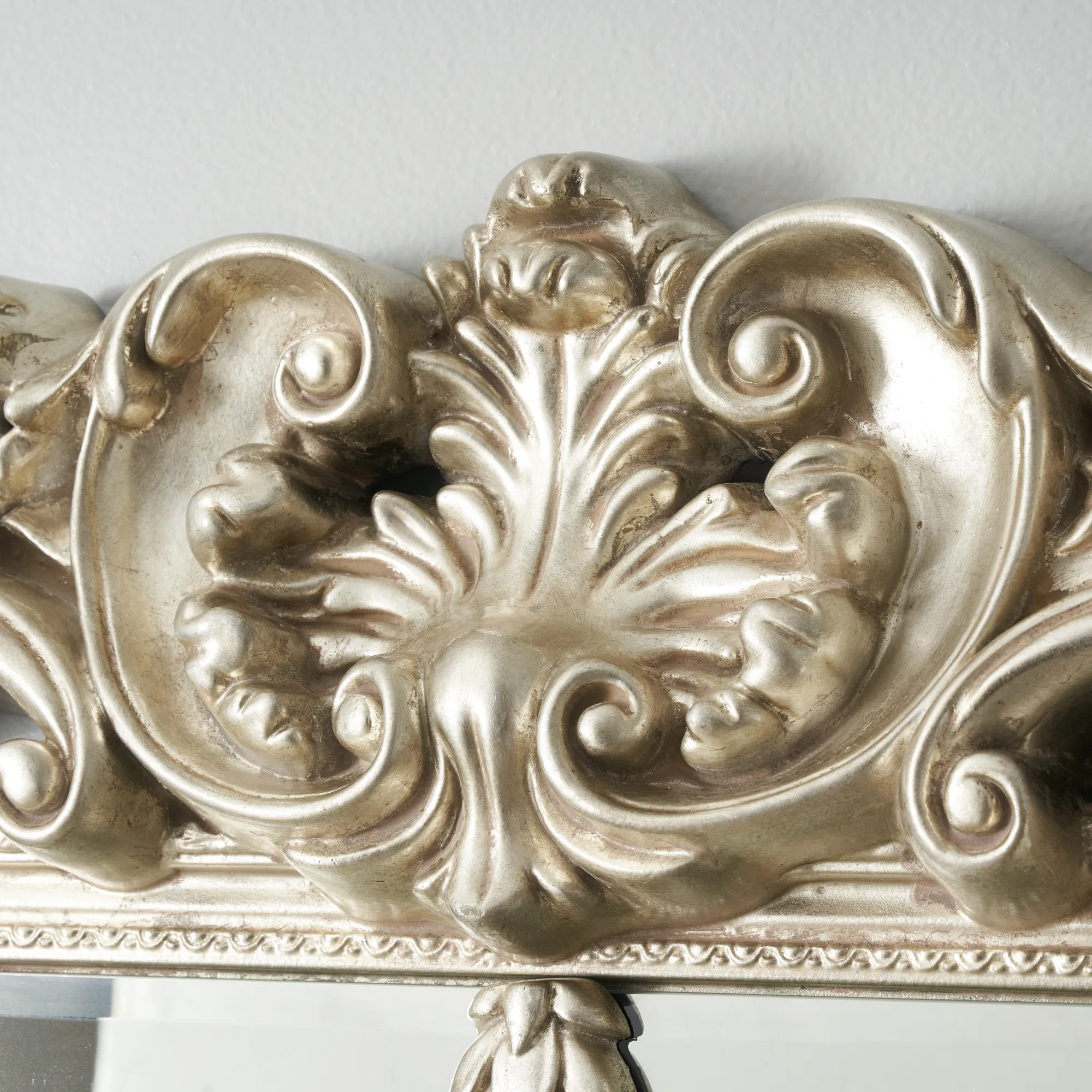 Perry Antique Silver Rectangle Mirror