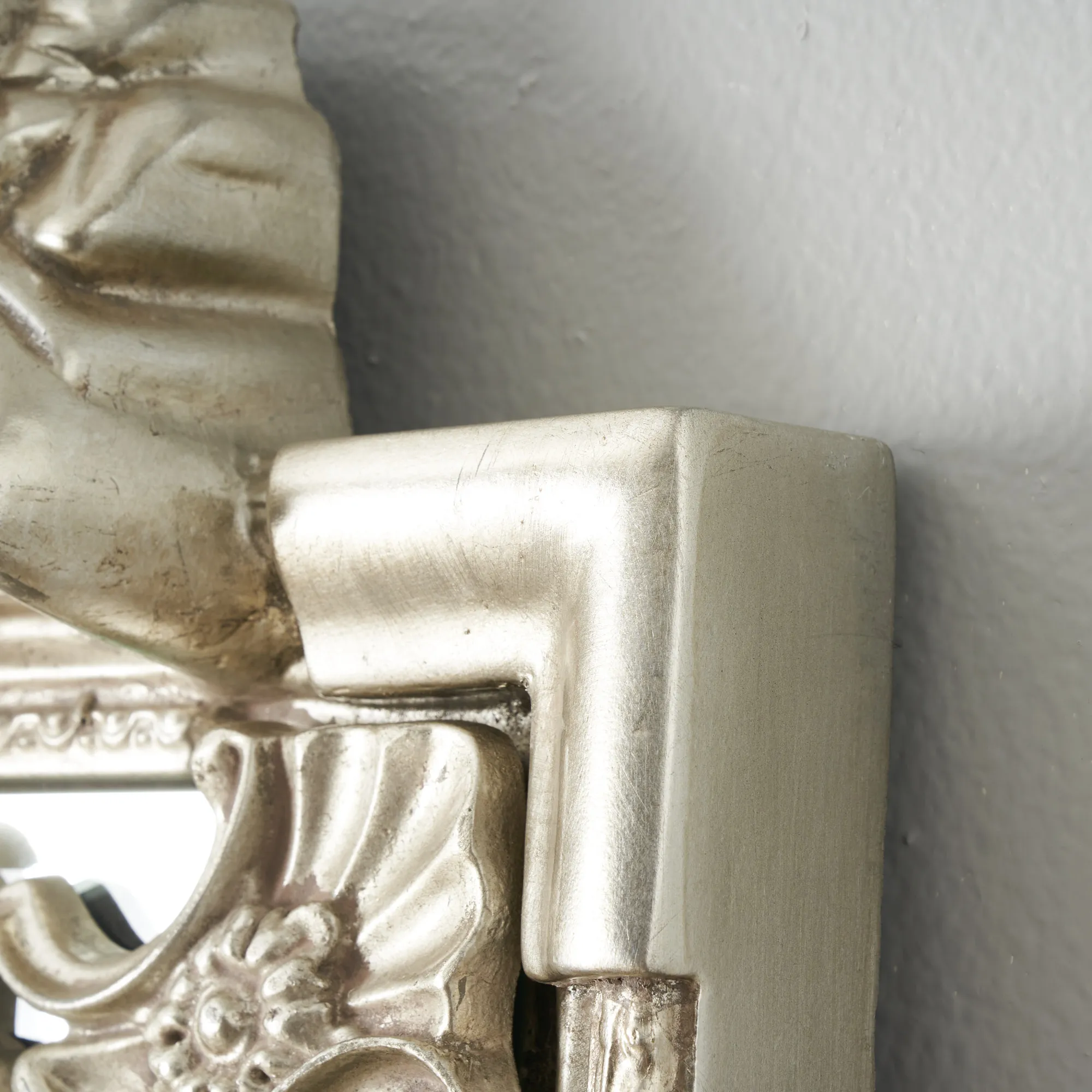 Perry Antique Silver Rectangle Mirror