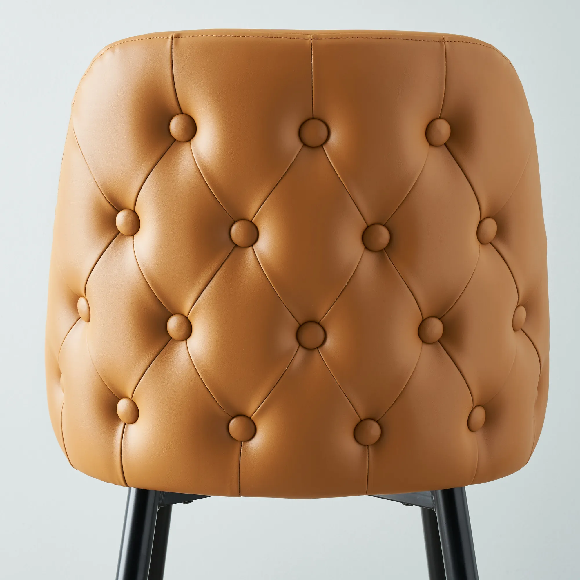 Winston II Autumn Brown Vegan Leather Counter Stool - 64cm