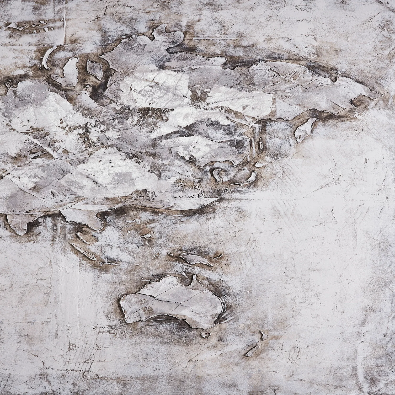 World Map Painting