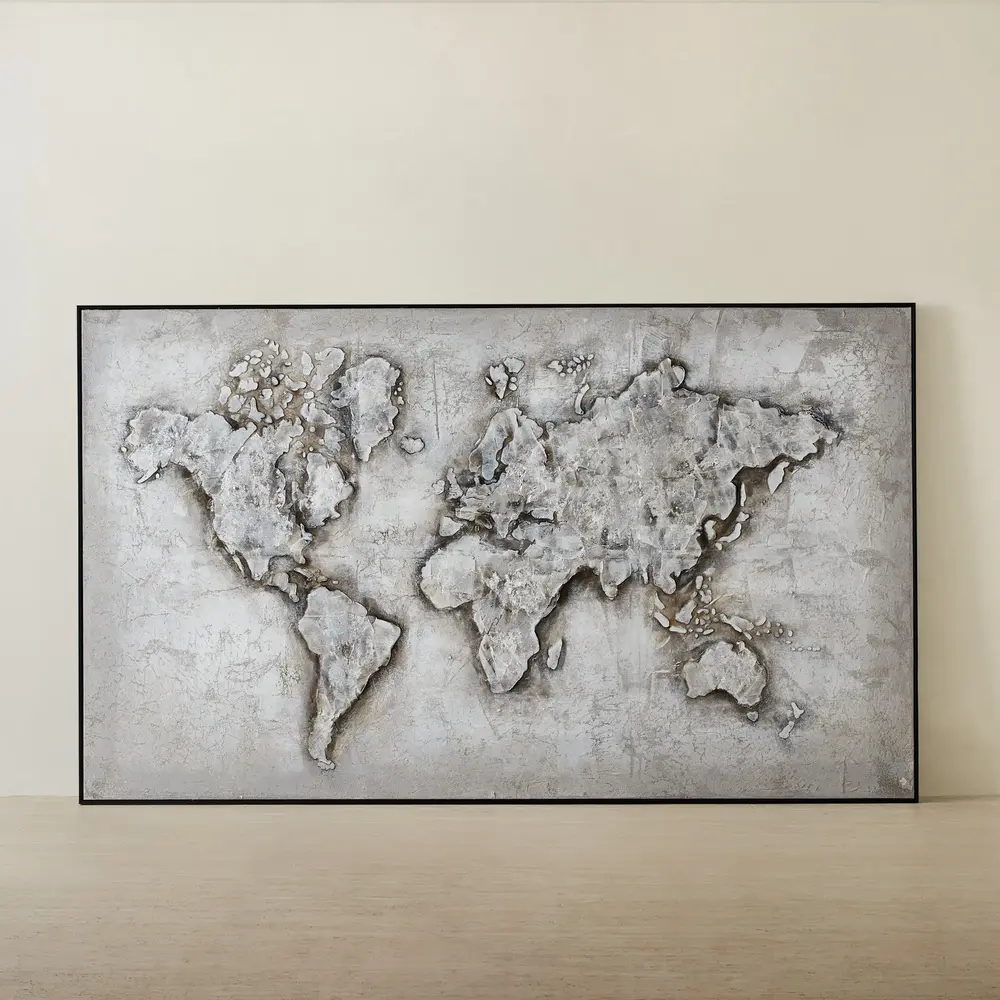 World Map Painting