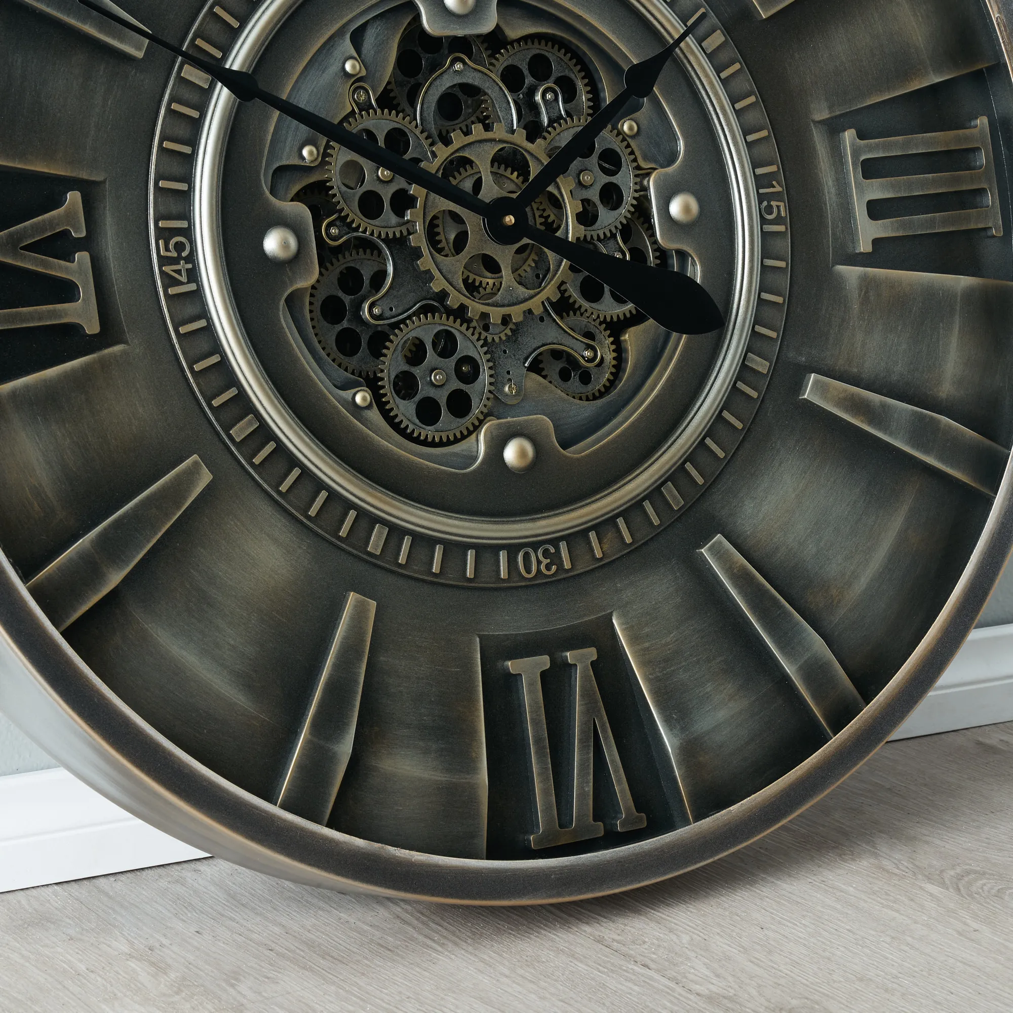 Harry Silver Wall Clock