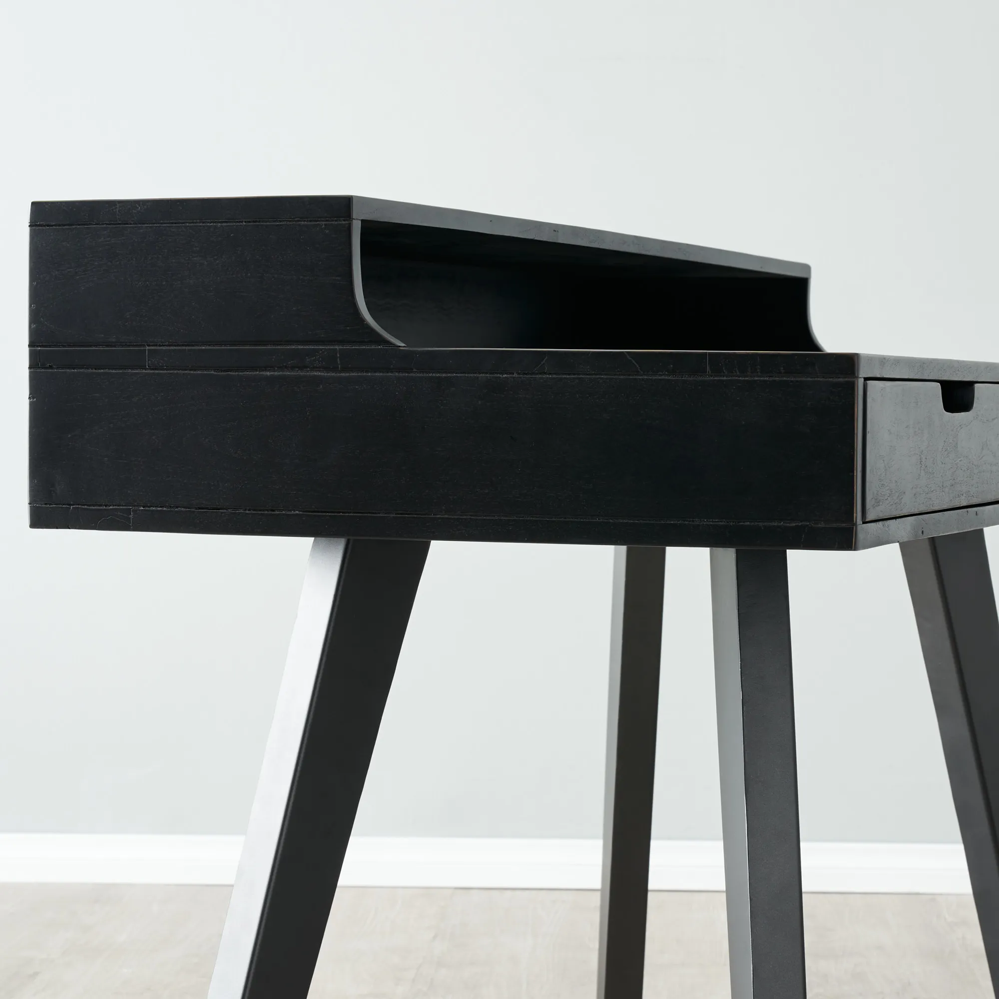 Dahlia Black Wooden Desk | Koala Living
