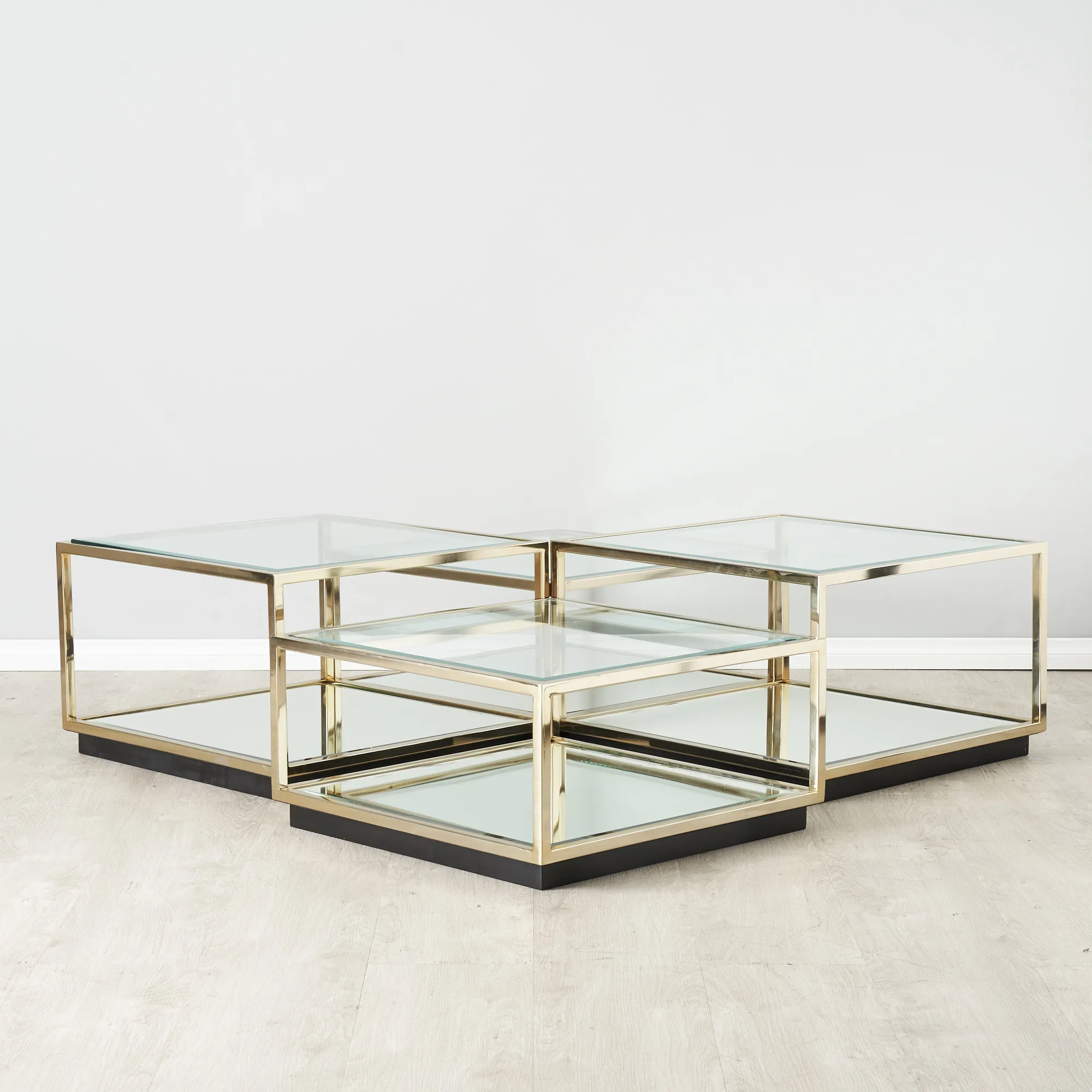 Cameron Champagne Gold Coffee Table | Koala Living